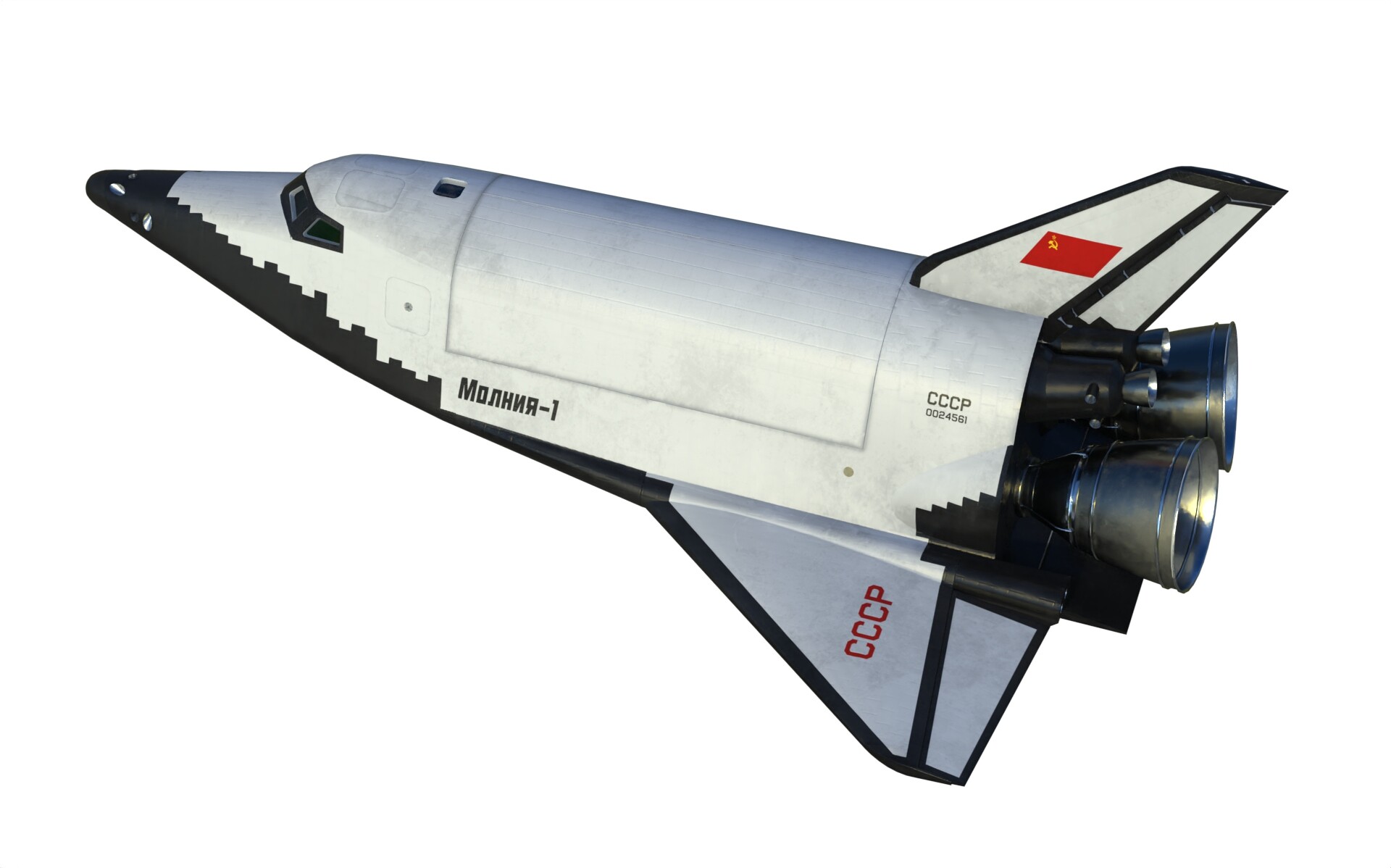Tim Samedov - MAKS Multipurpose aerospace system Spacecraft 3D