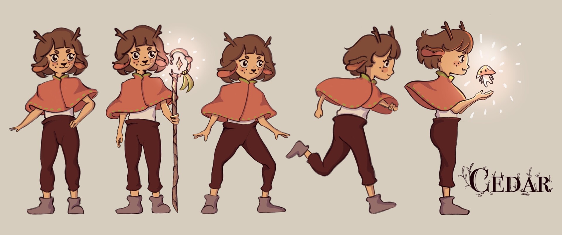 ArtStation - Cedar Character Concept for Animation