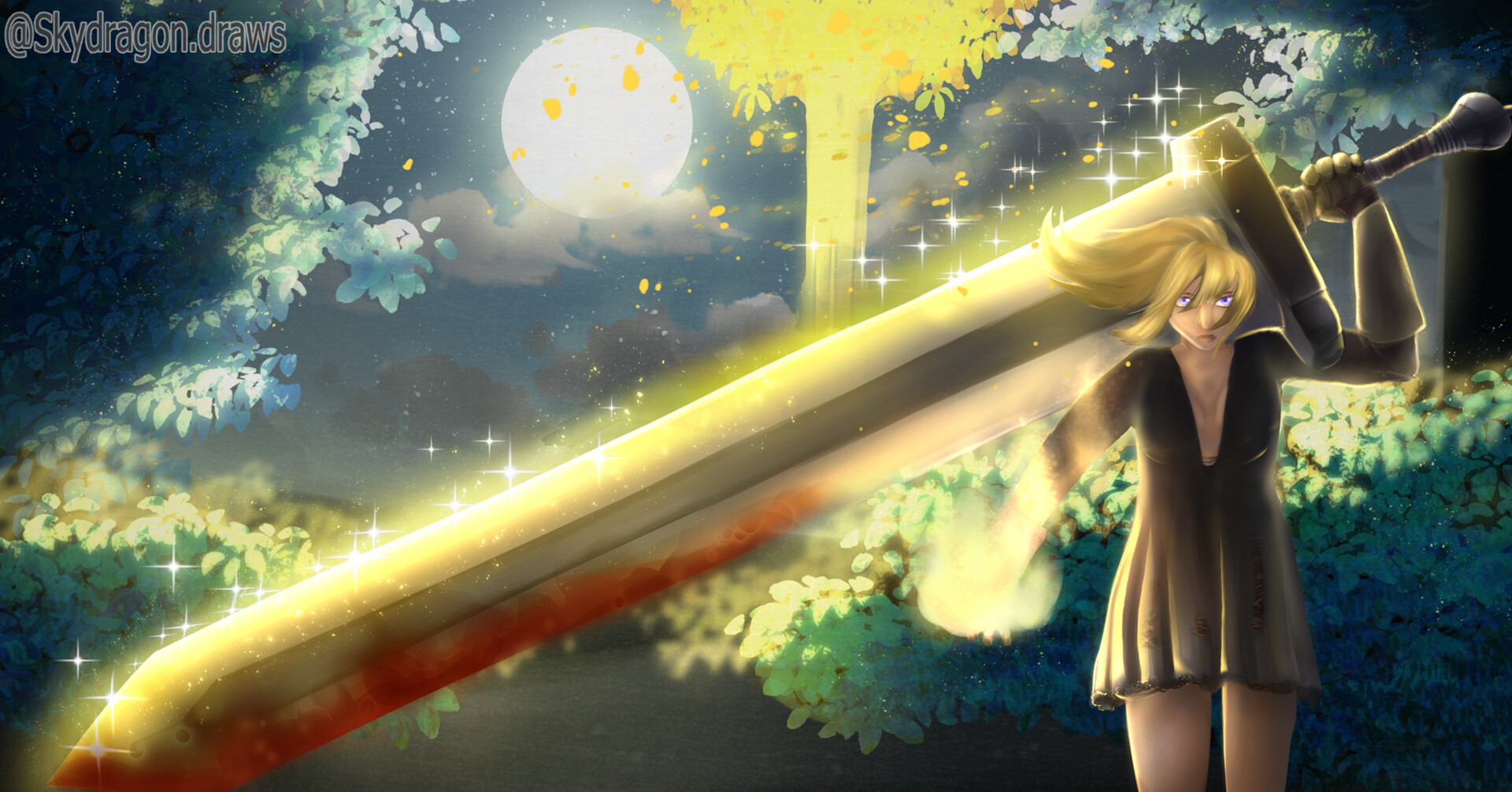 SkydragonDraws - Moxie2D Elden Ring fanart