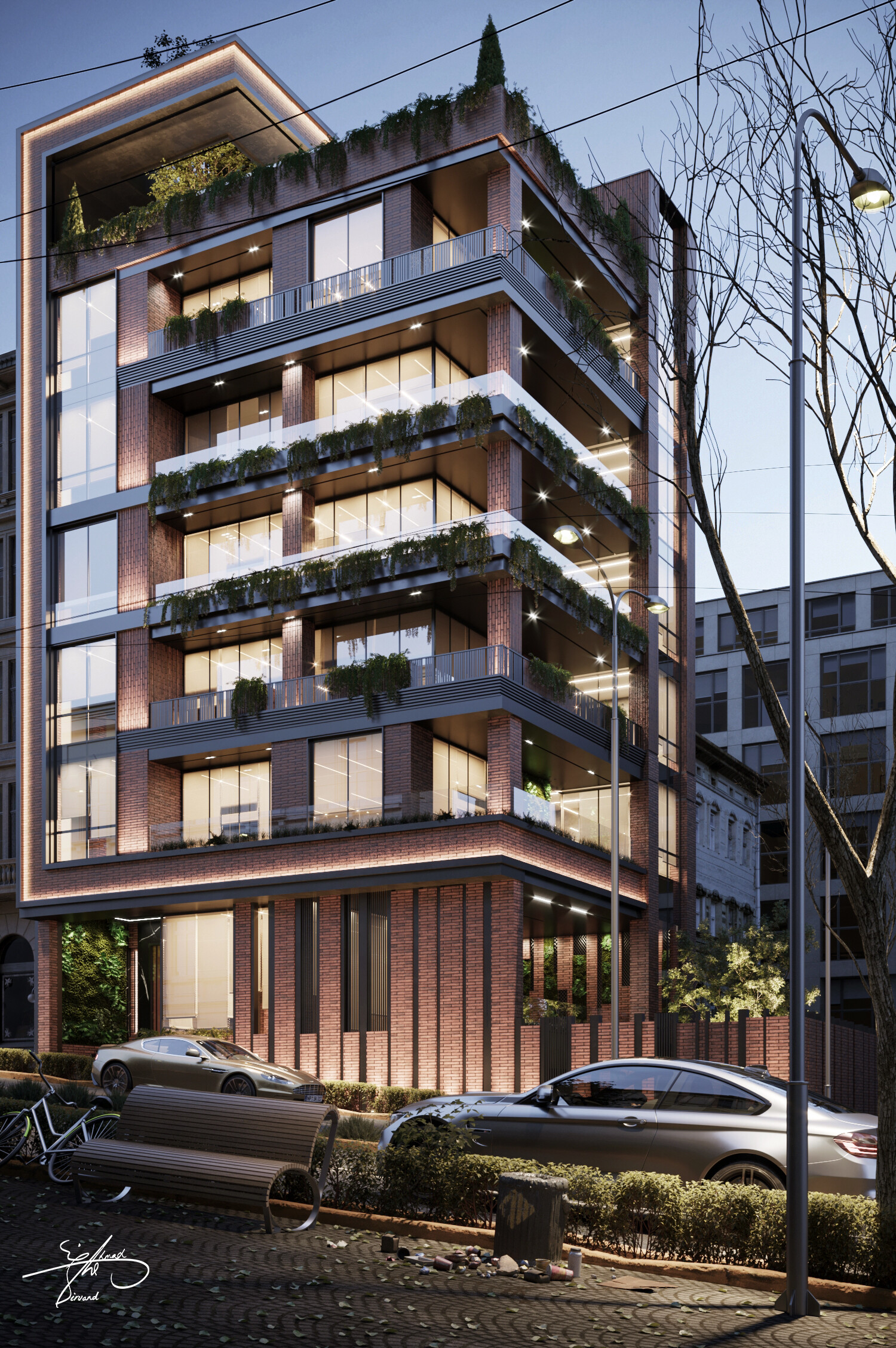 ArtStation - Modern Facade