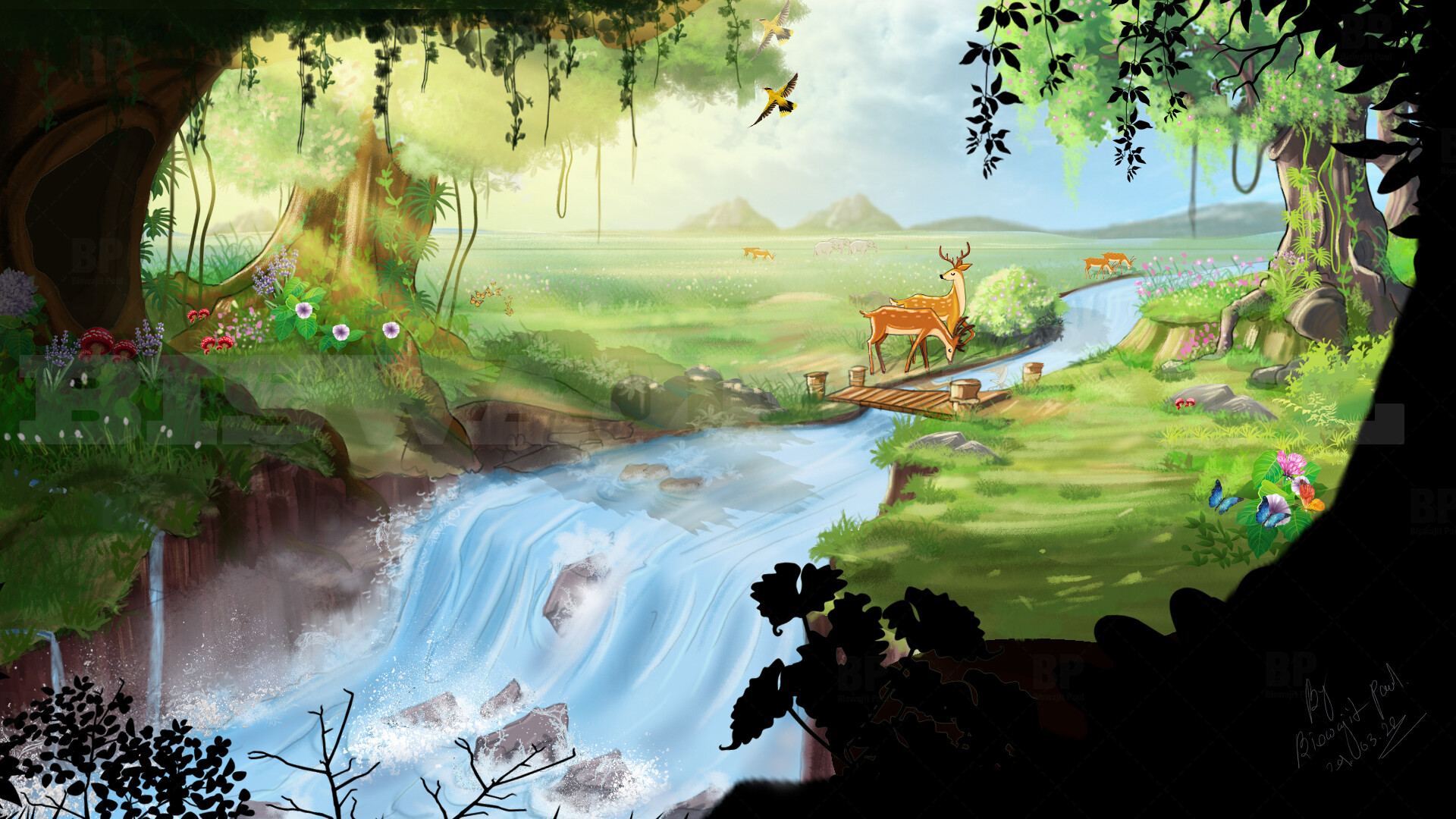 ArtStation - animation background