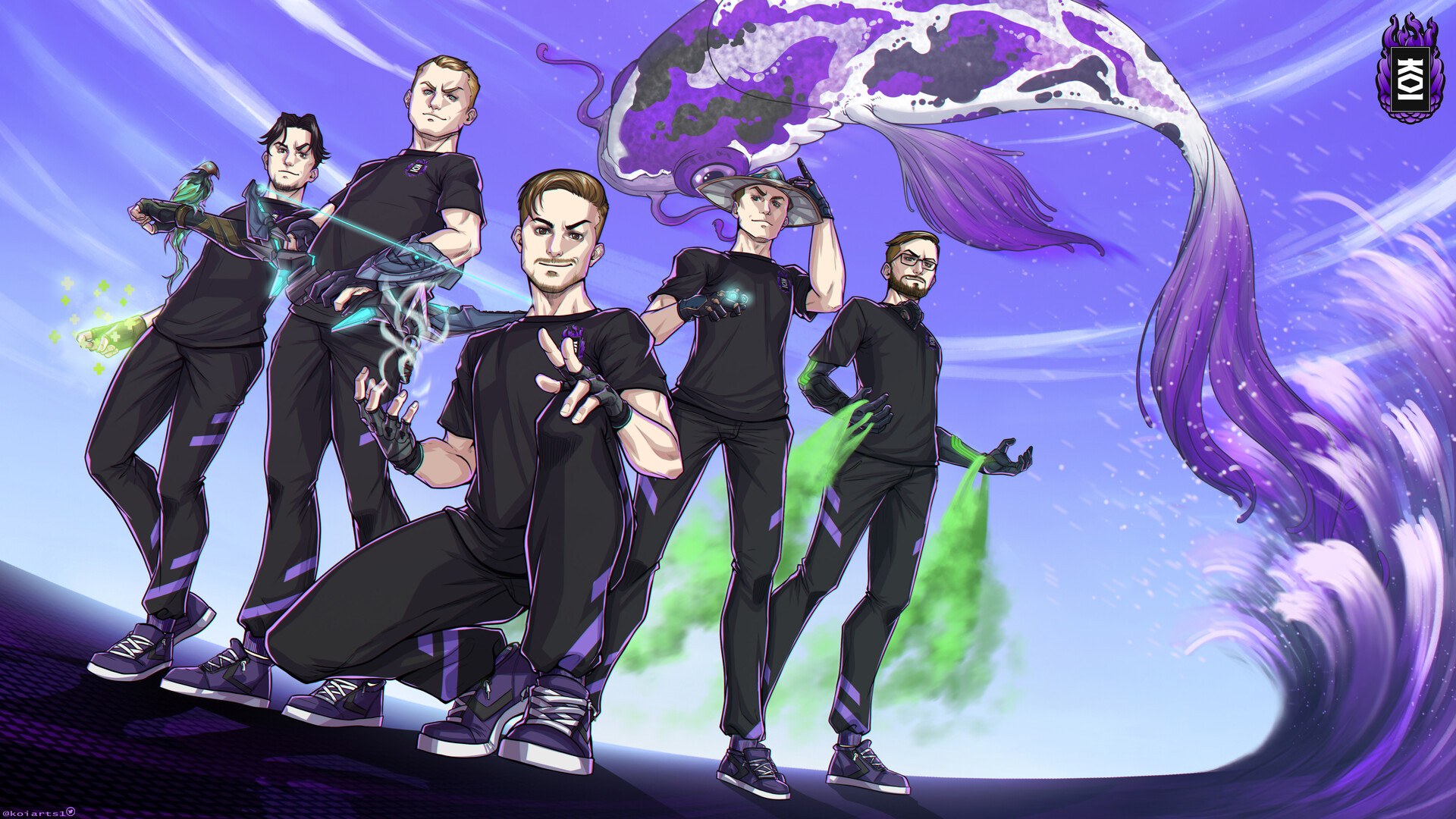 ArtStation - KOI Squad VALORANT TEAM