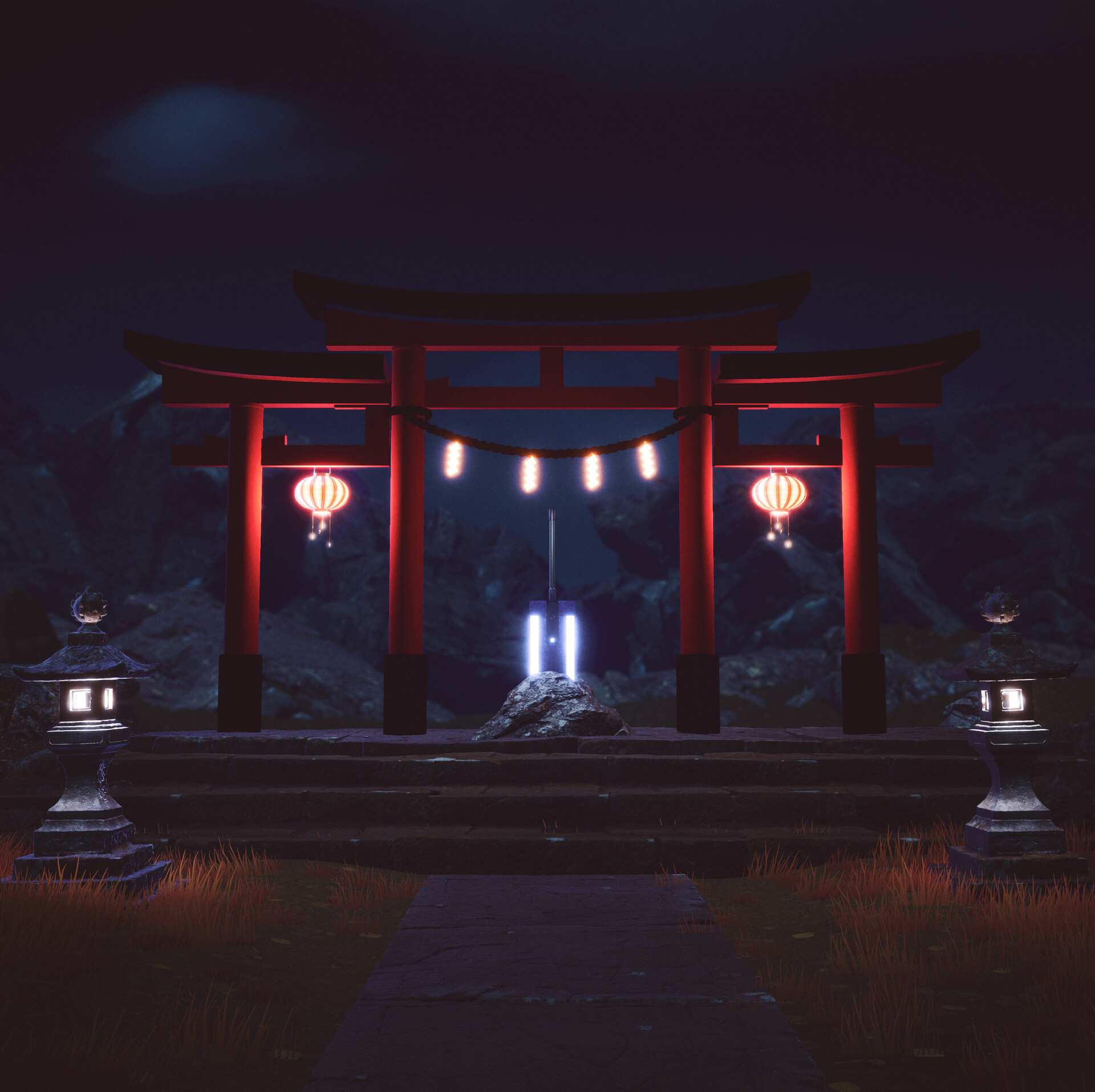 ArtStation - torii gate