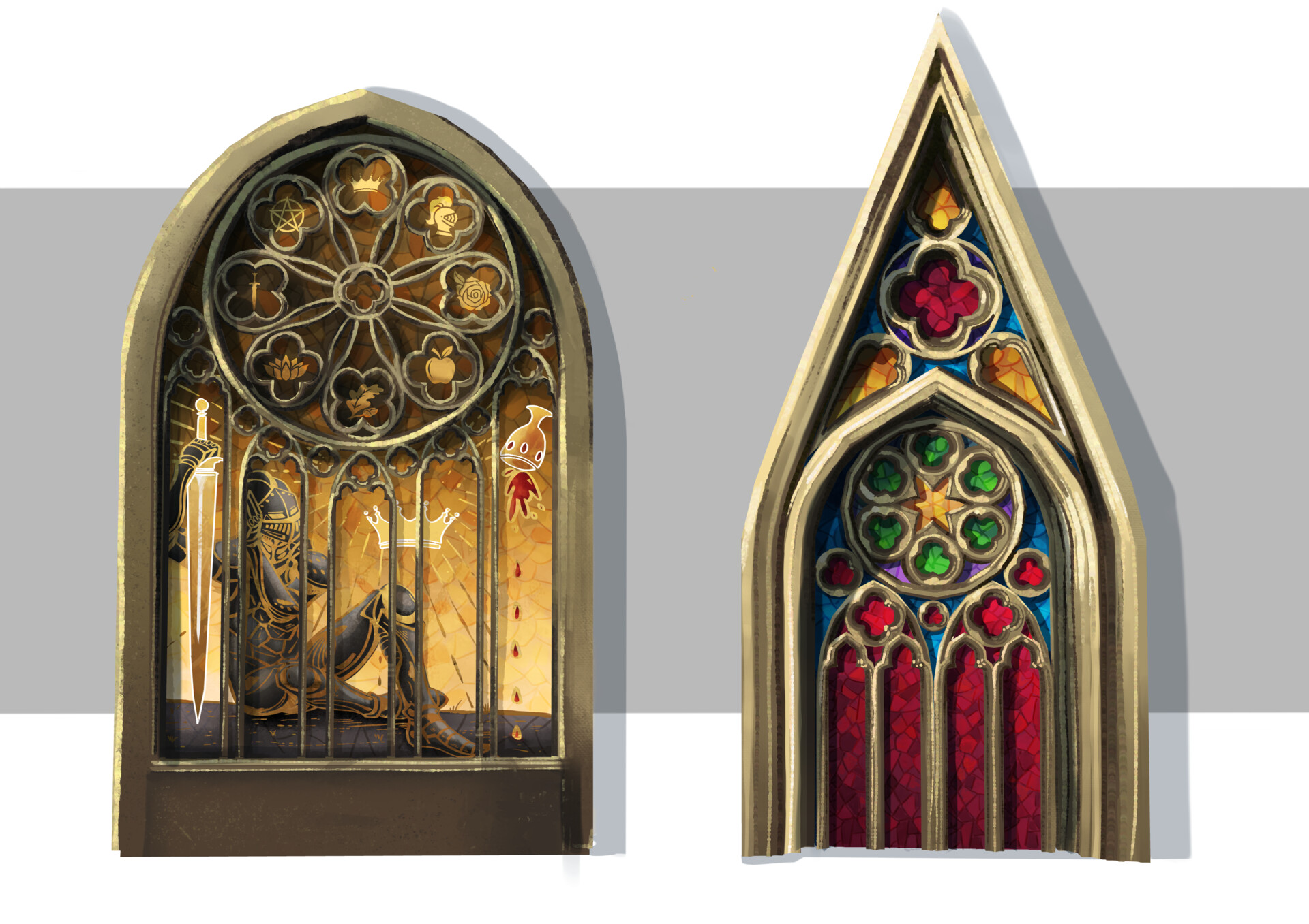 ArtStation - Stained glass
