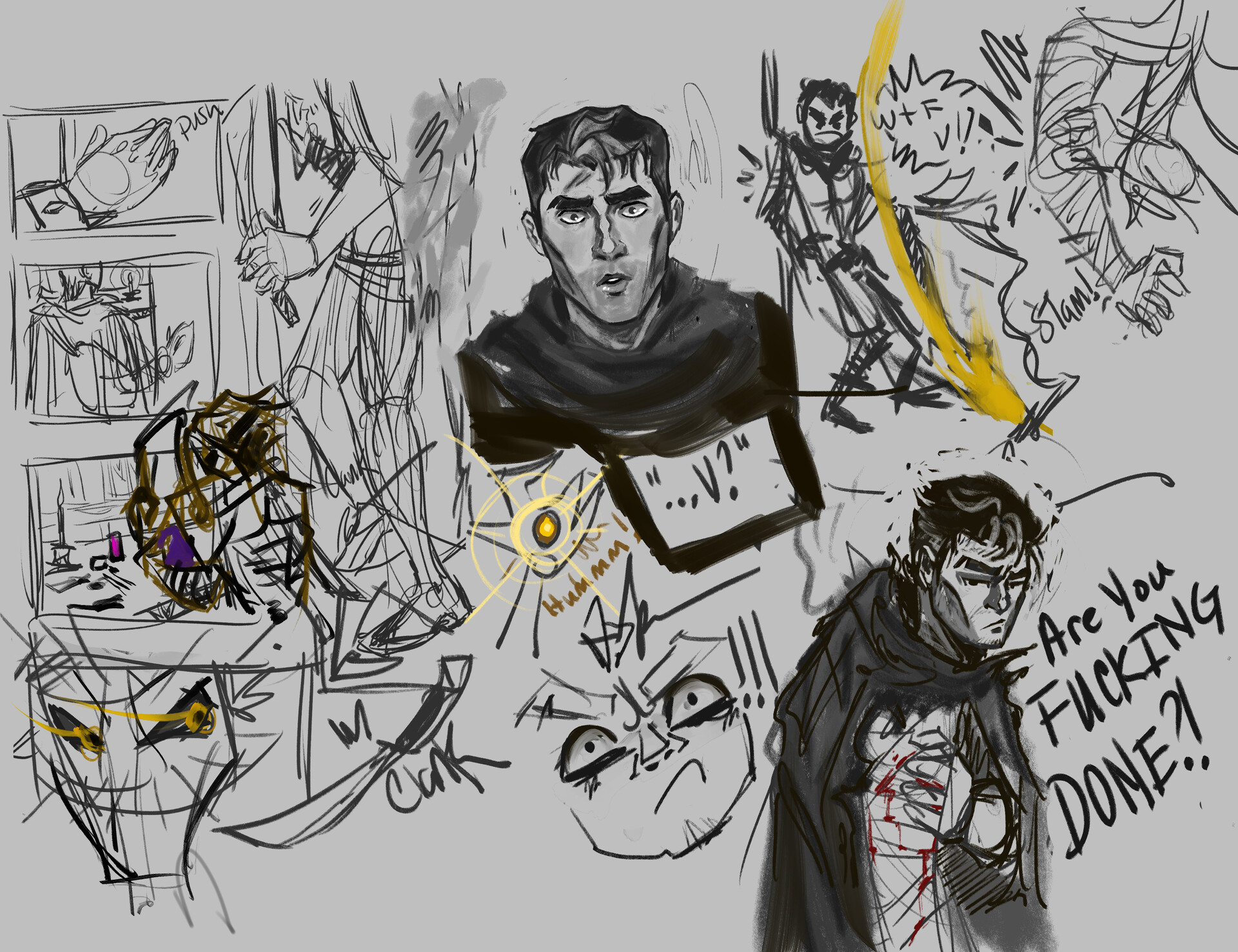 ArtStation - Comic Strip Format Attempt