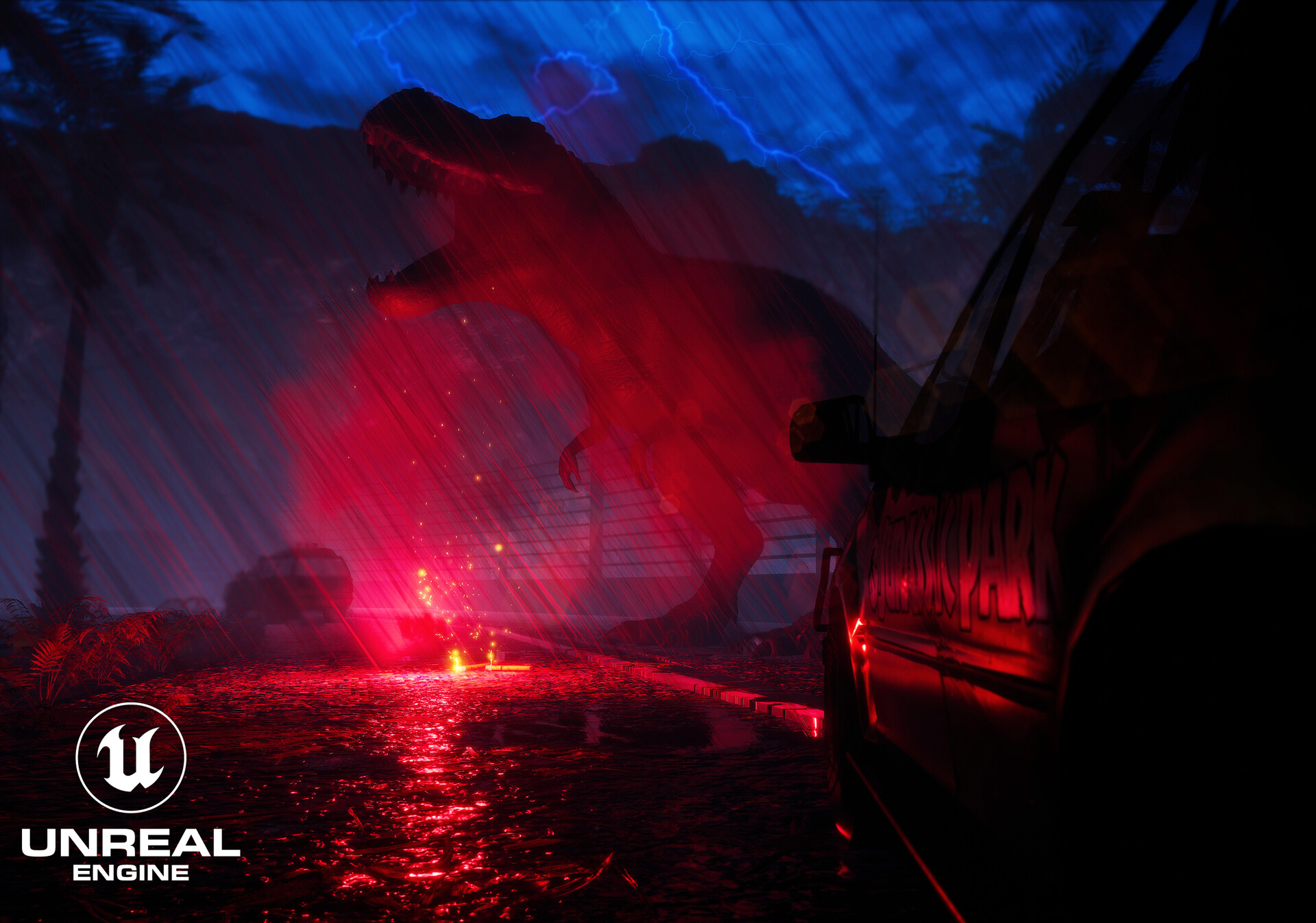 ArtStation - A casual Jurassic Park tour