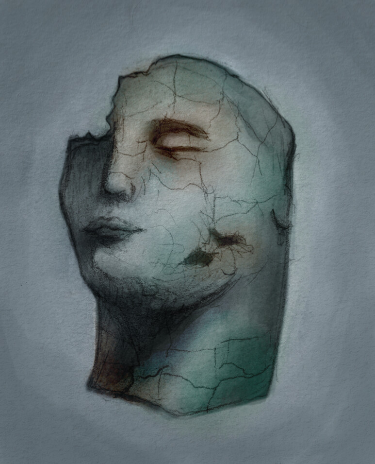 ArtStation - Cracked Statue