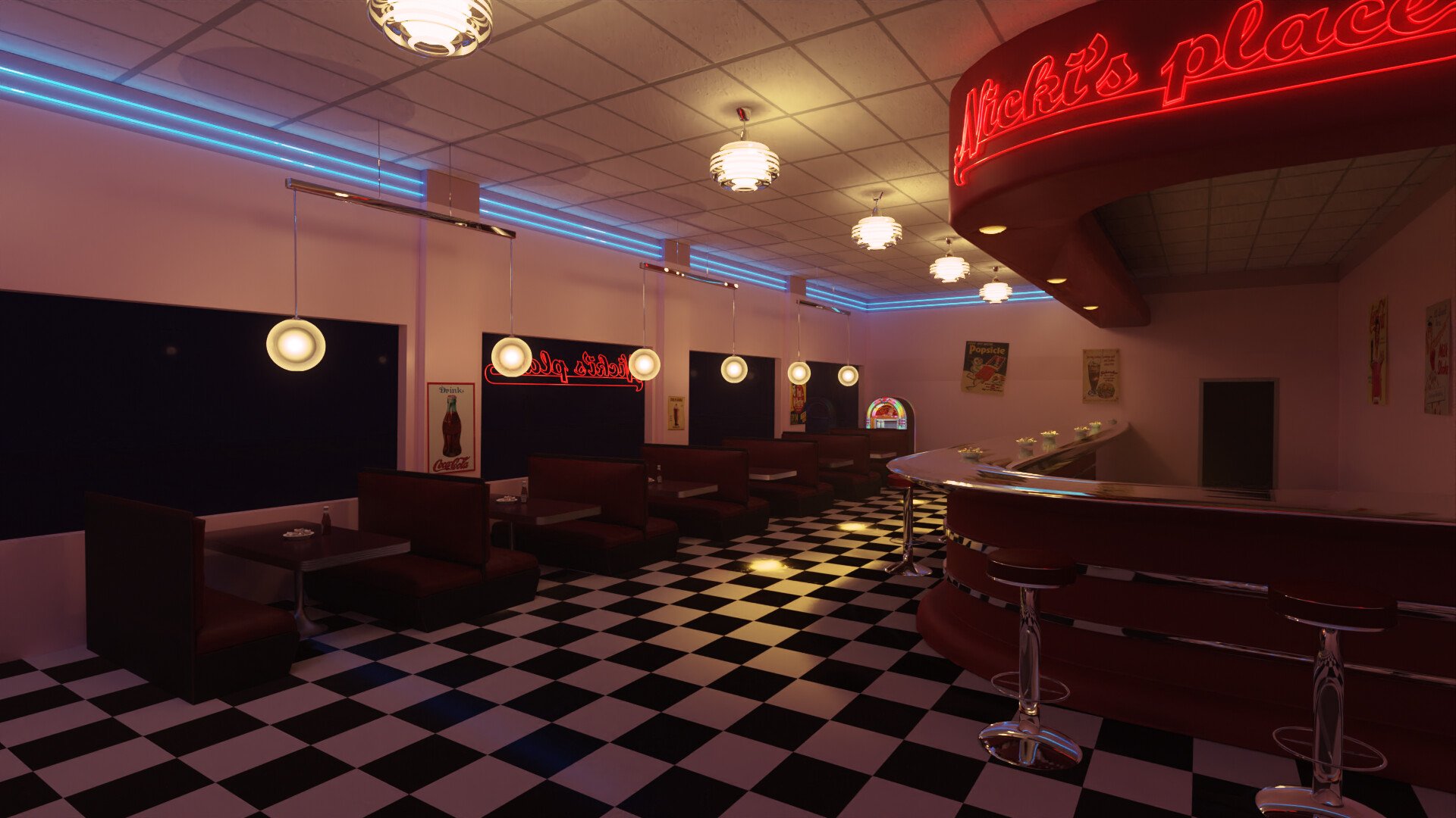 ArtStation - 80's Diner