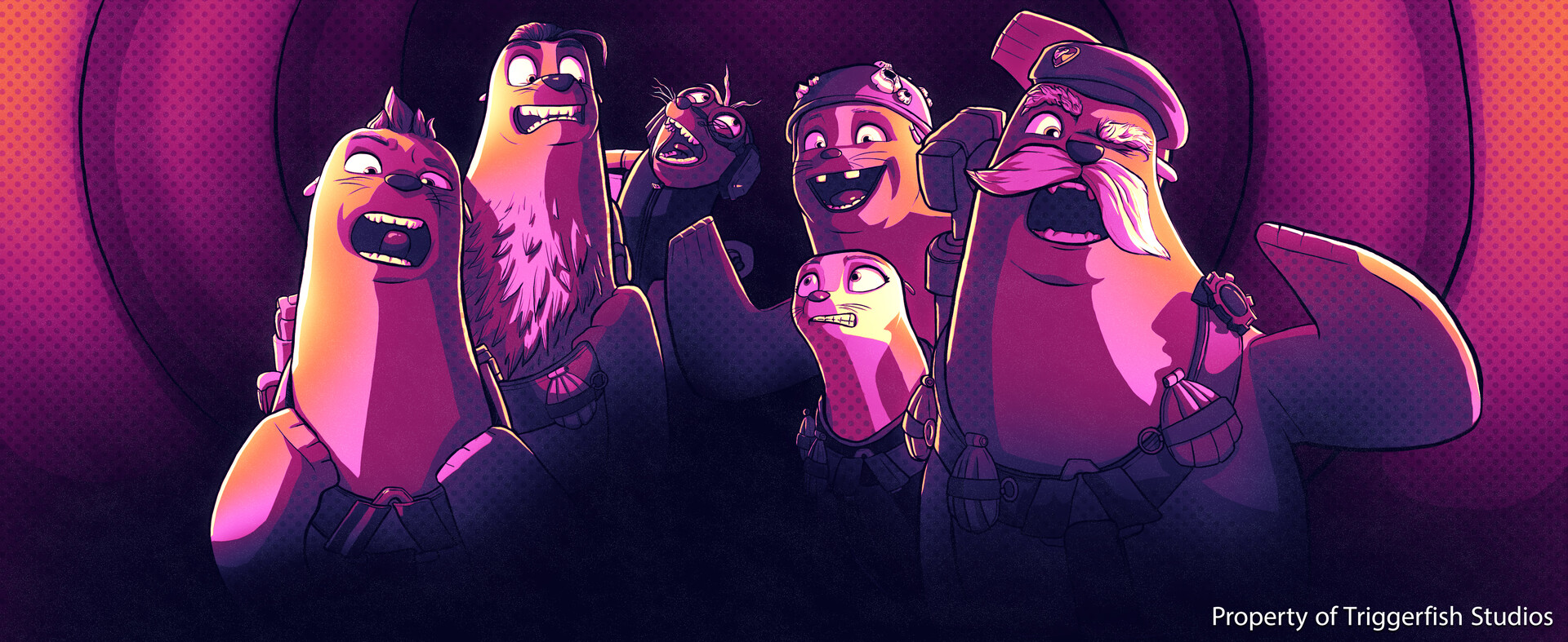 Alex Bain - End Credit Illustrations PT.2 (Netflix's Seal Team)