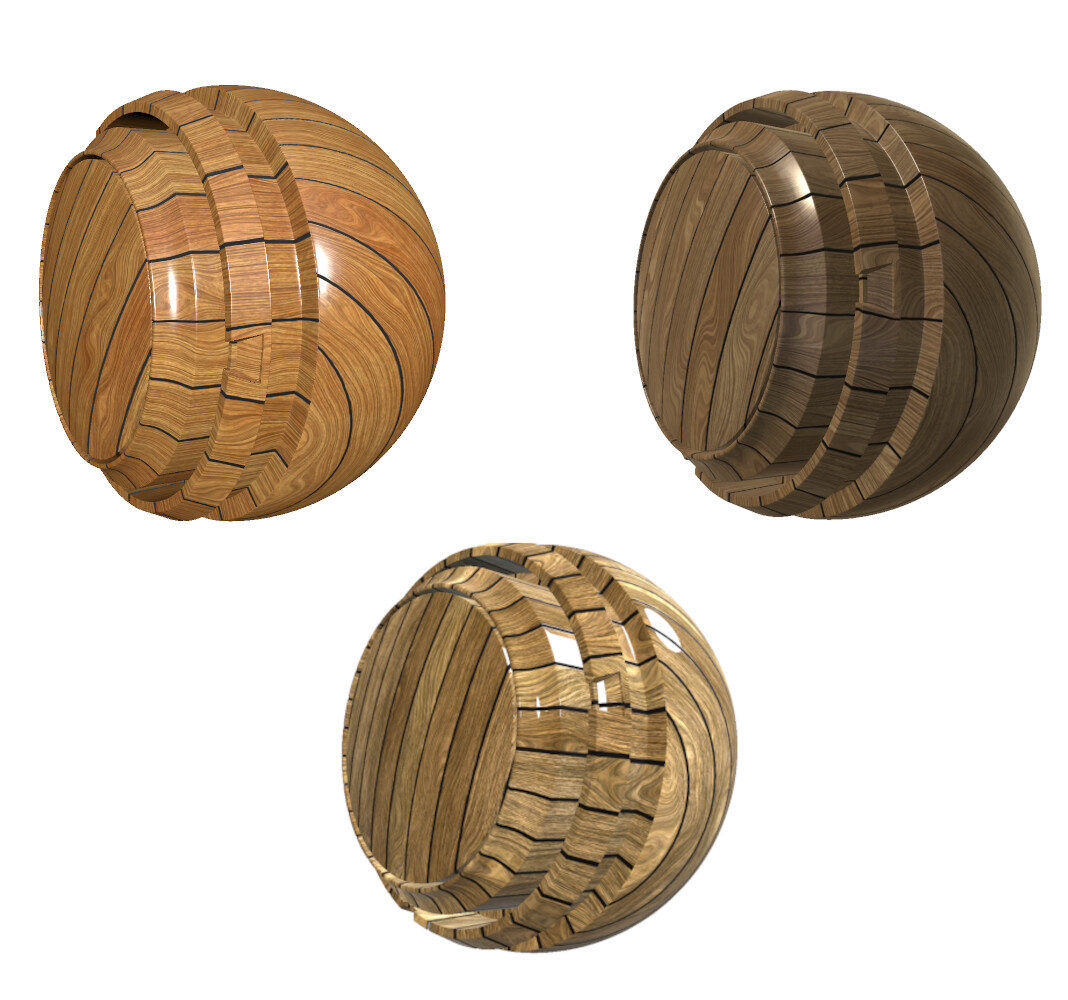 ArtStation - 3 polished WOOD Textures 8k & 4k & 2K