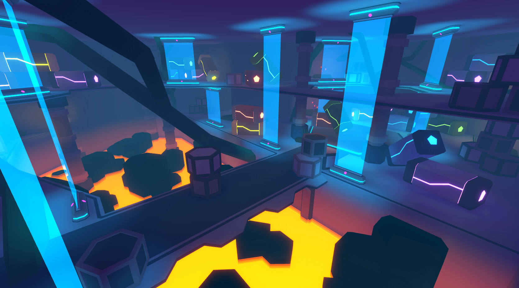 ArtStation - Polyguns Facility Map