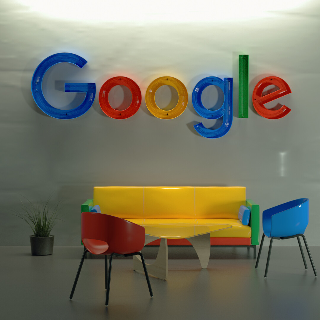 ArtStation - Google mini lobby