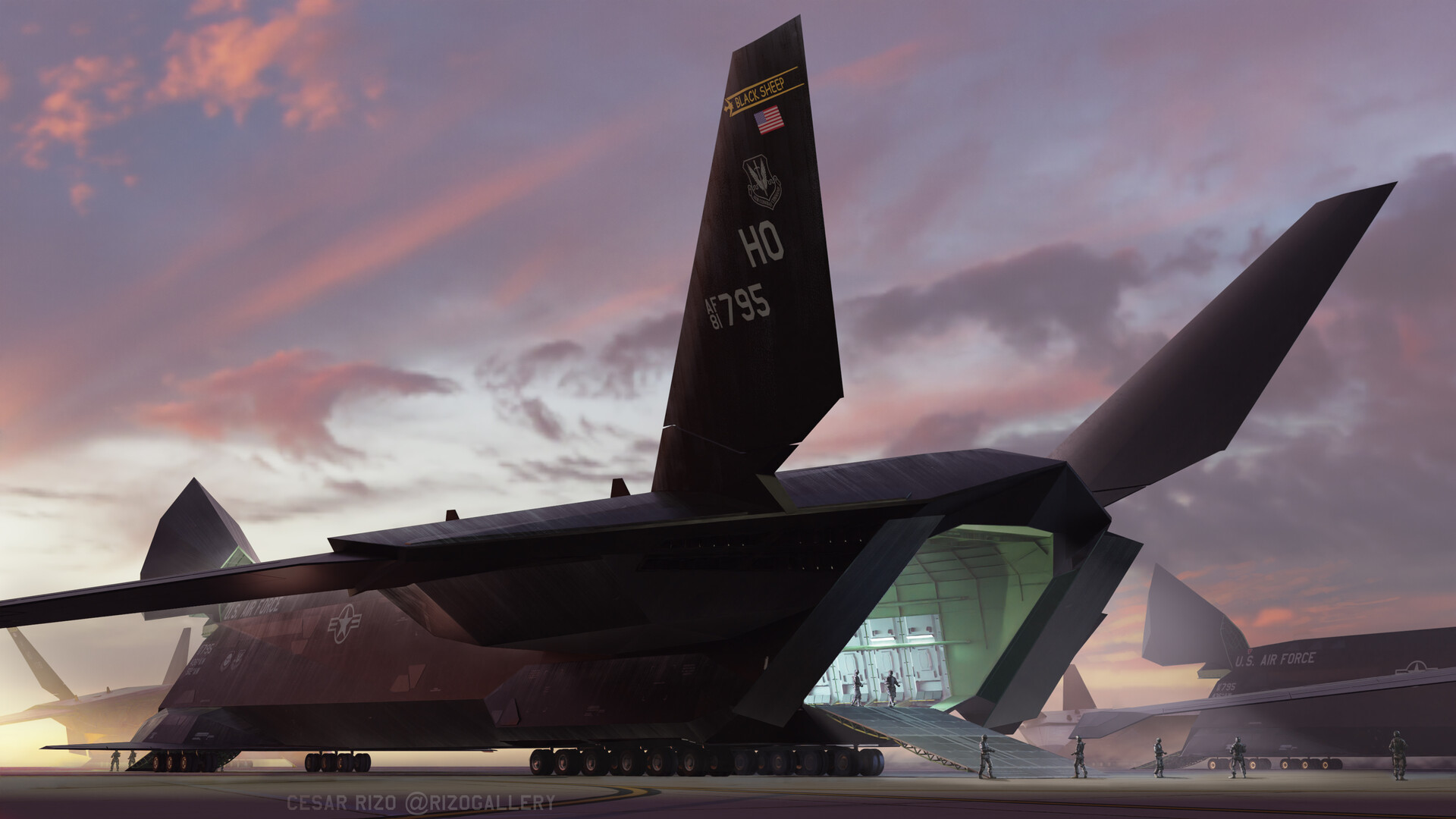 ArtStation - C-117 Cargo Hawk