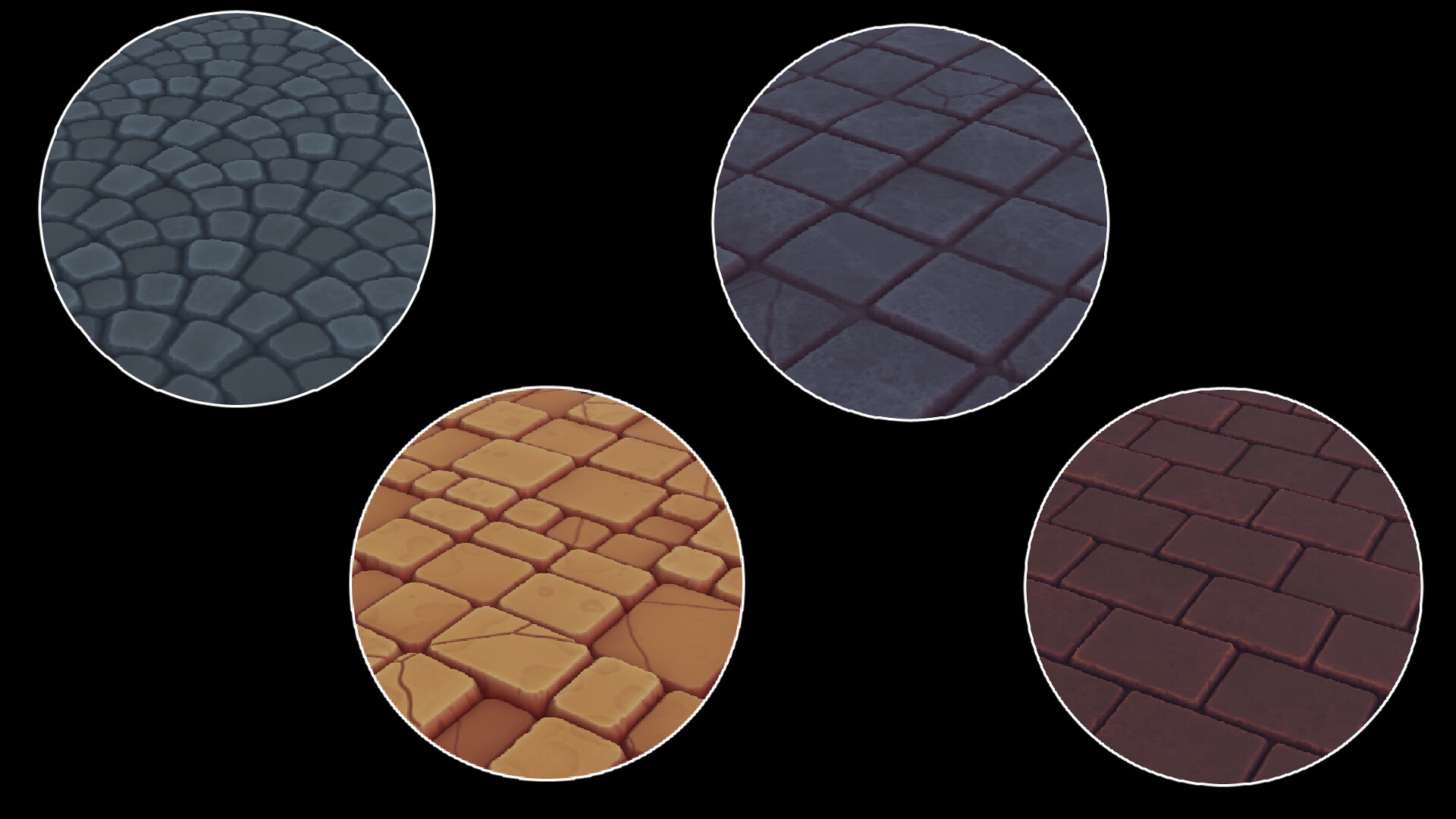 Miriam Köllner - Stylized Cobblestone Materials