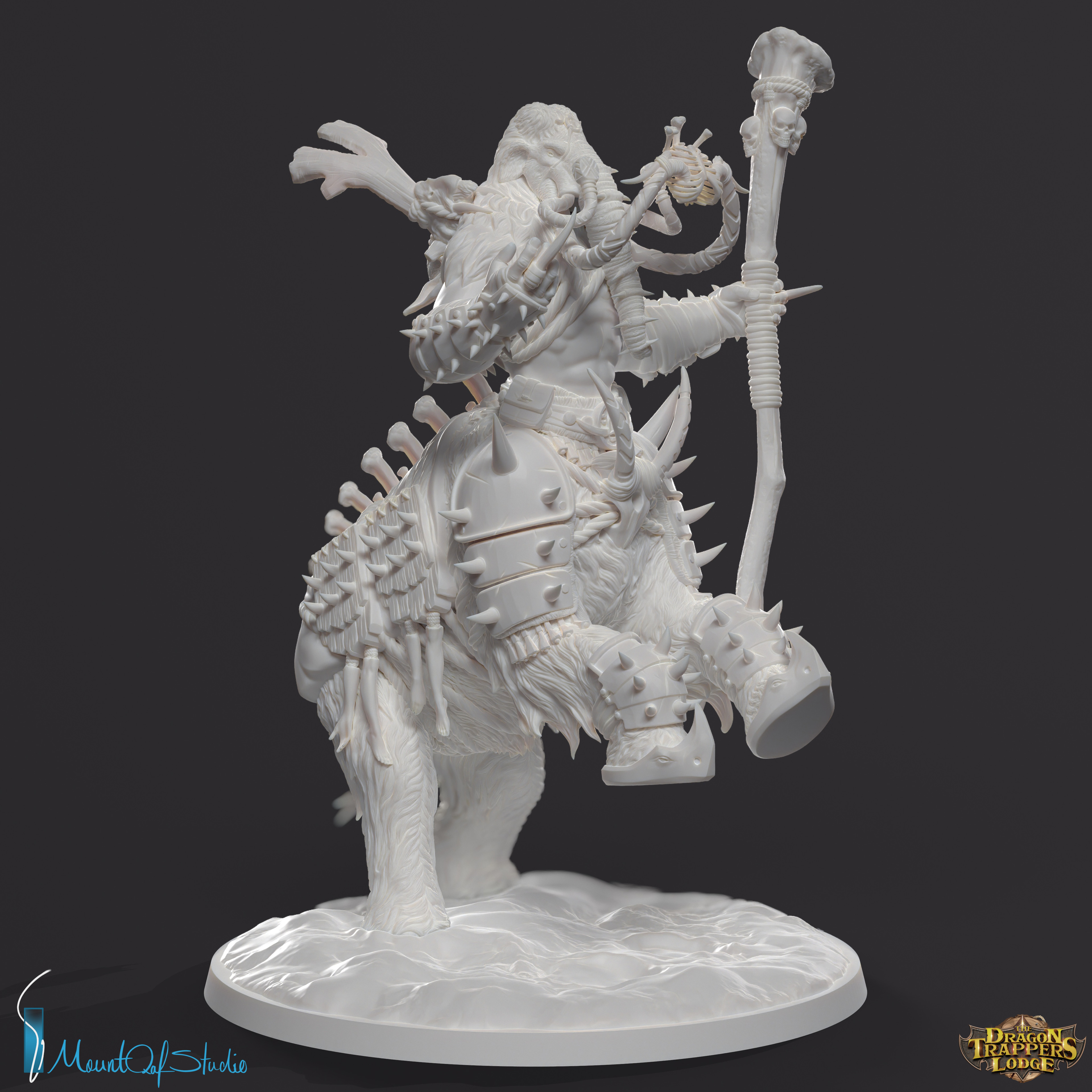 Mount Qaf Studio - Mammotaur Shaman (The Scorching North)