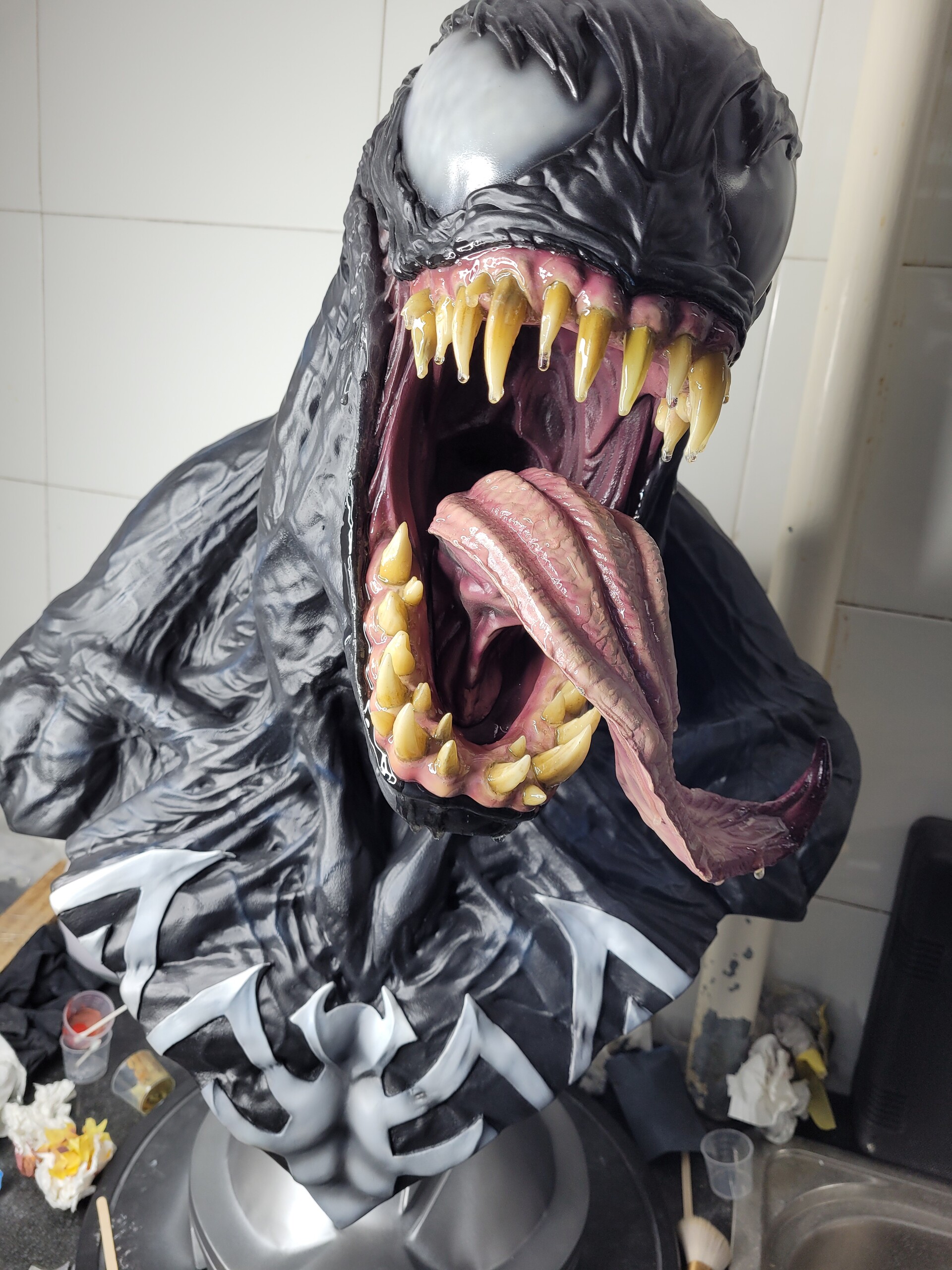 ArtStation - Sideshow Venom Lifesize Bust Restoration