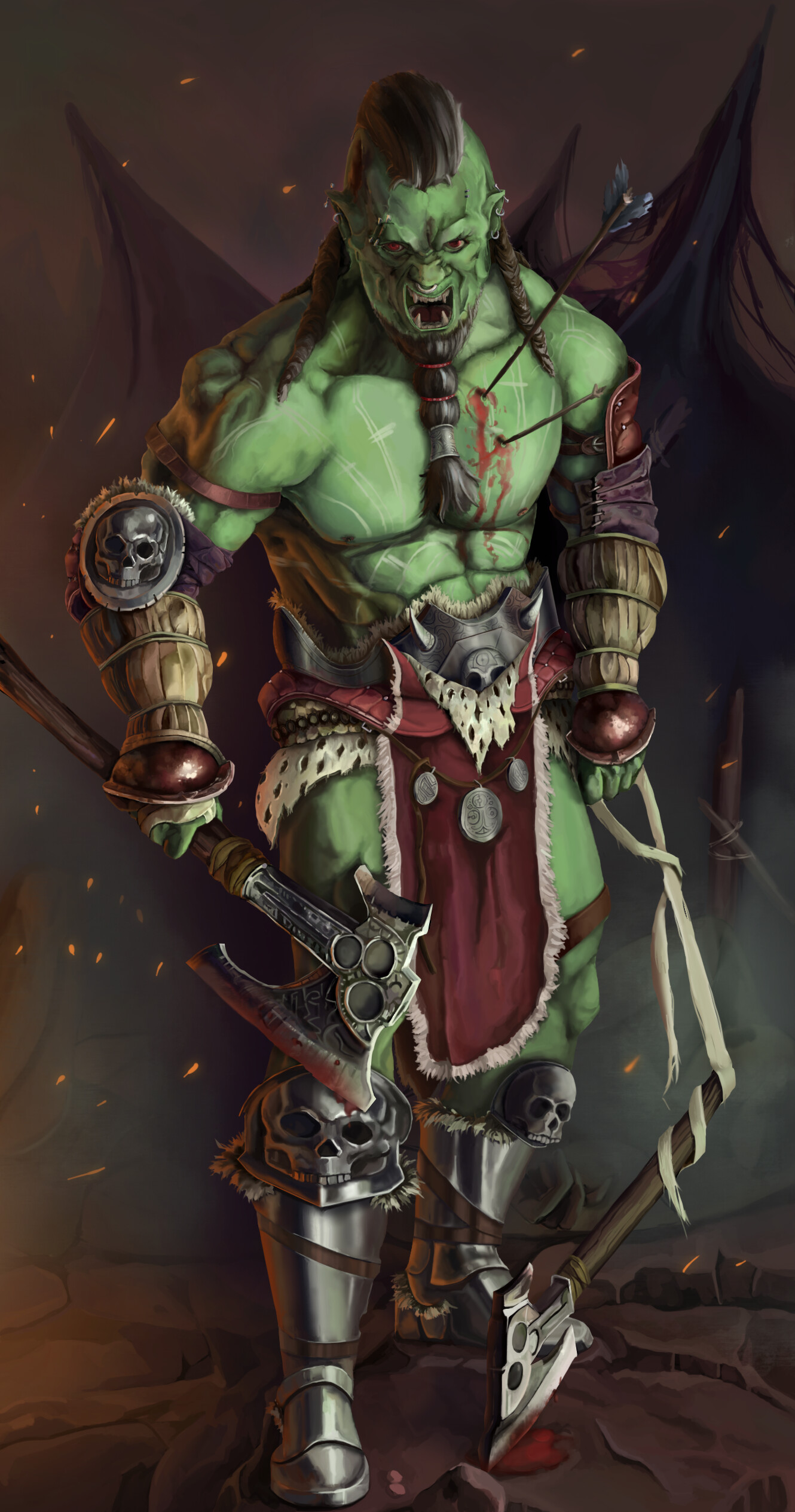 ArtStation - Orc madness