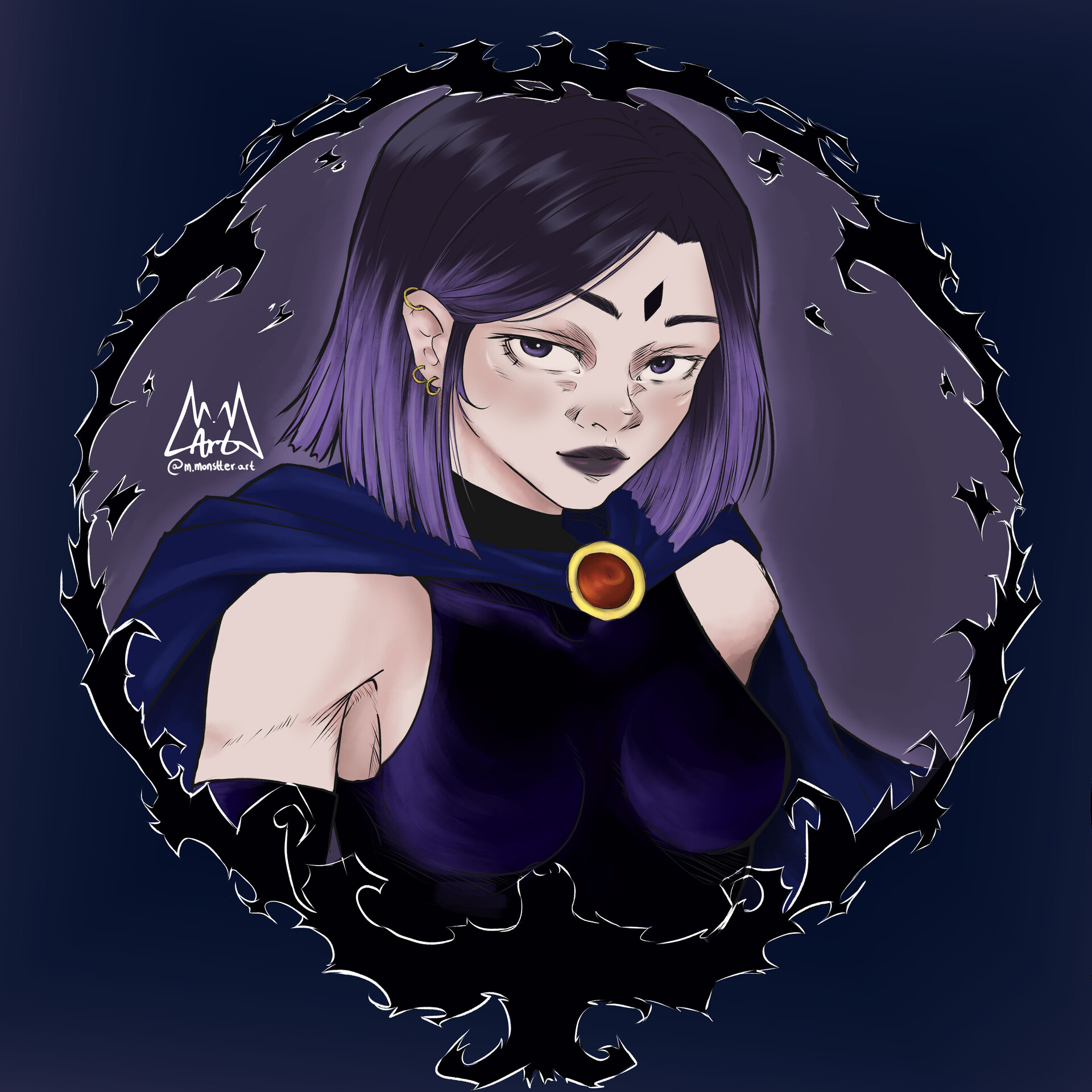 ArtStation - RAVEN COLOR AND LINE ART