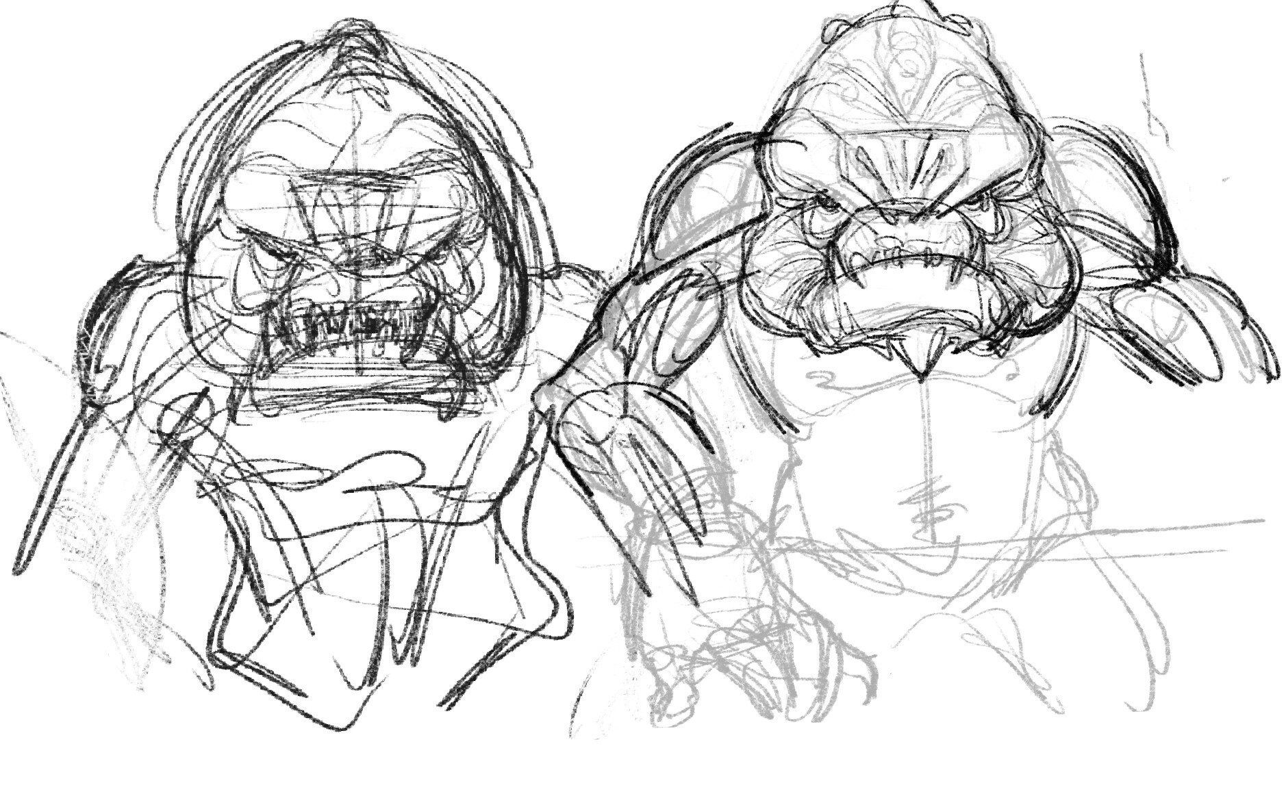 ArtStation - Star Wars/Rancor Studies