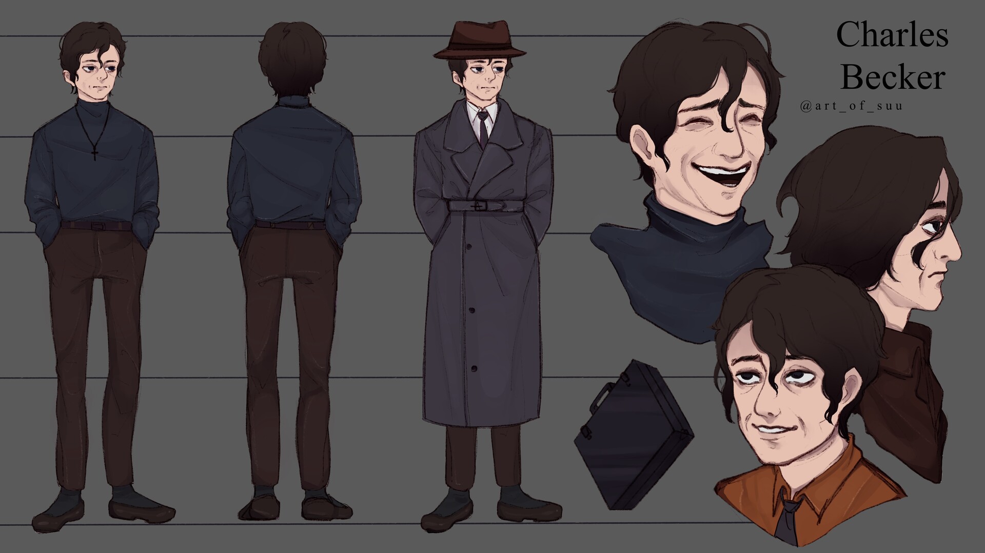ArtStation - Character sheet- Charles Becker