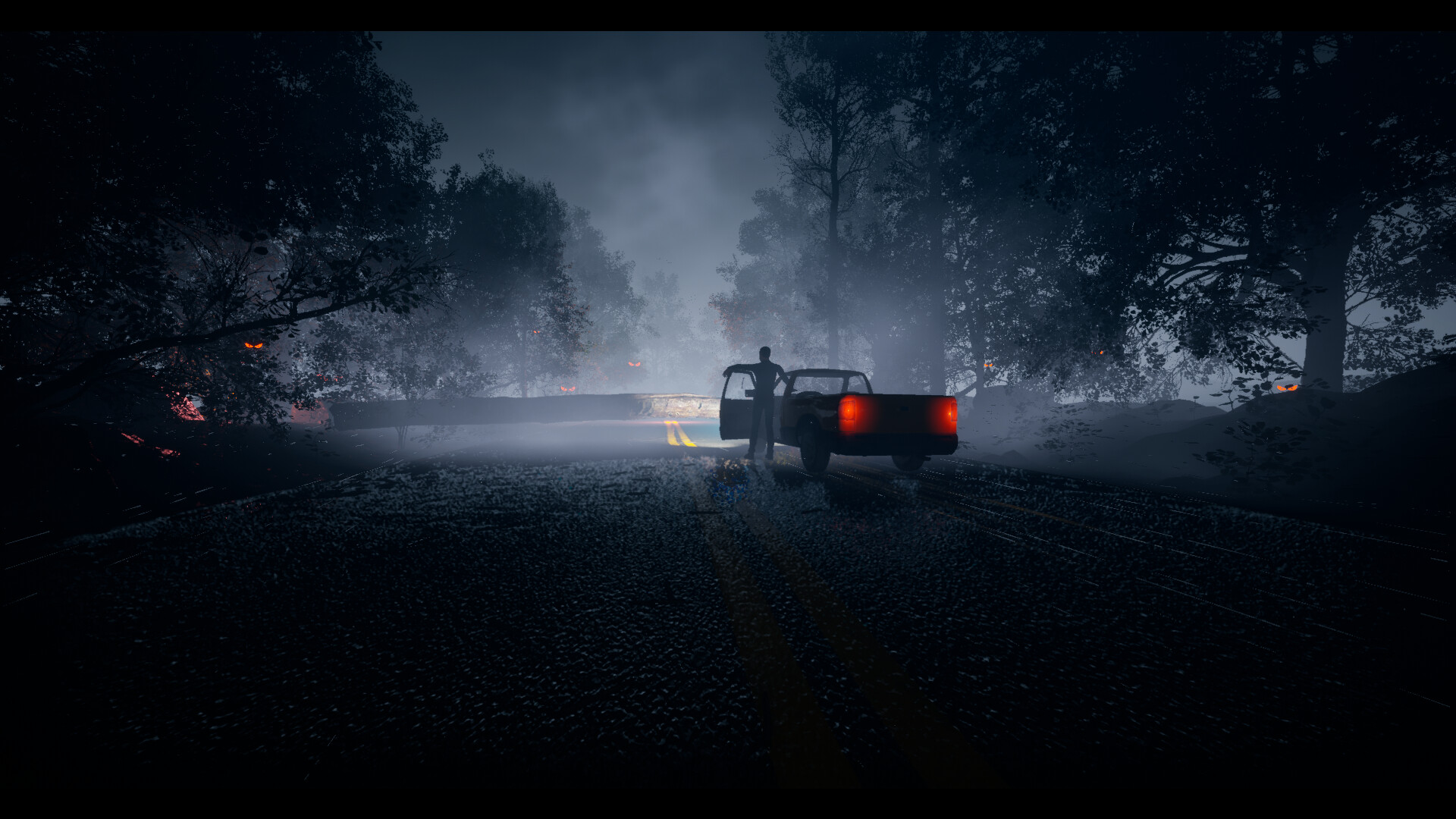 ArtStation - Forest Horror Scene