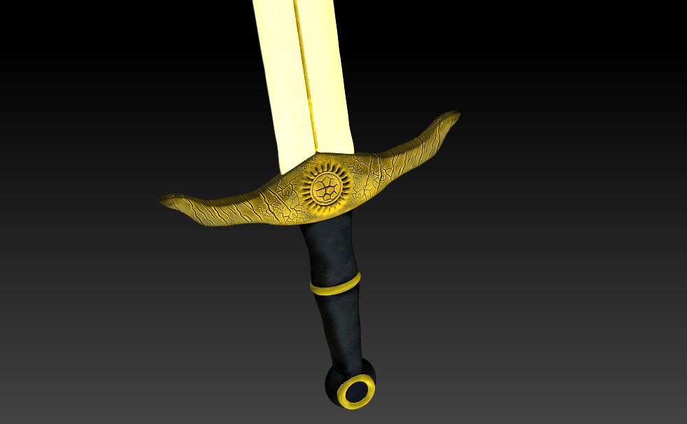 ArtStation - Espada dourada