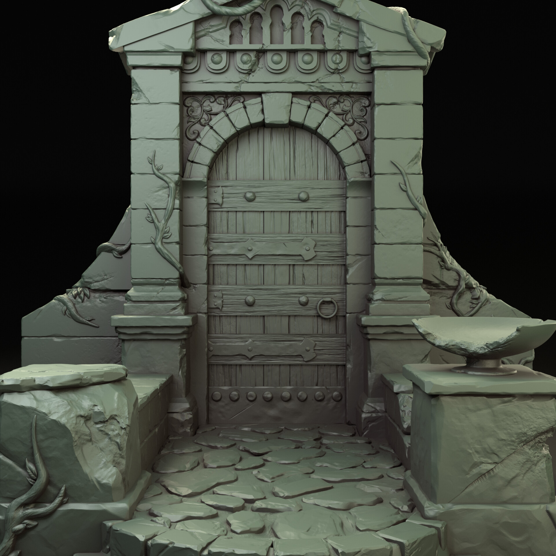 ArtStation - Terrain assets - Crypt