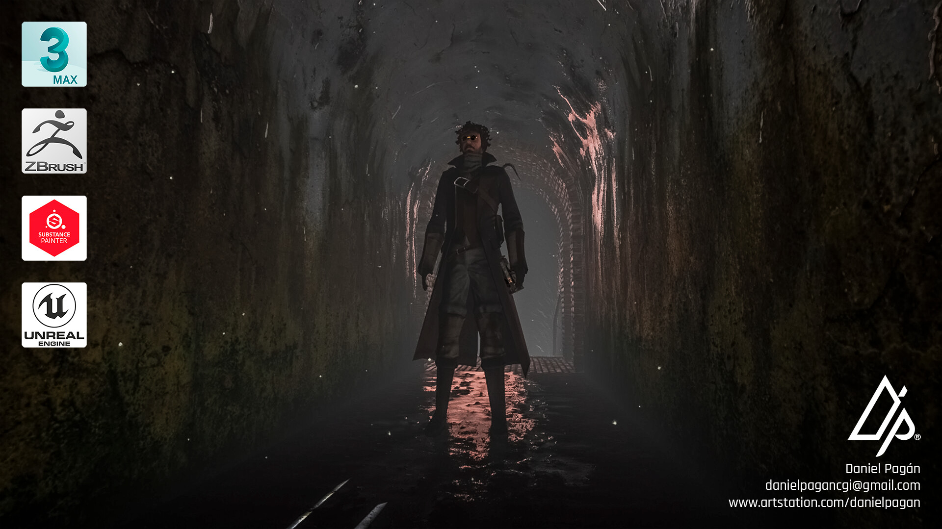 Daniel Pagán - Character for videogame. Inspired by Bloodborne.