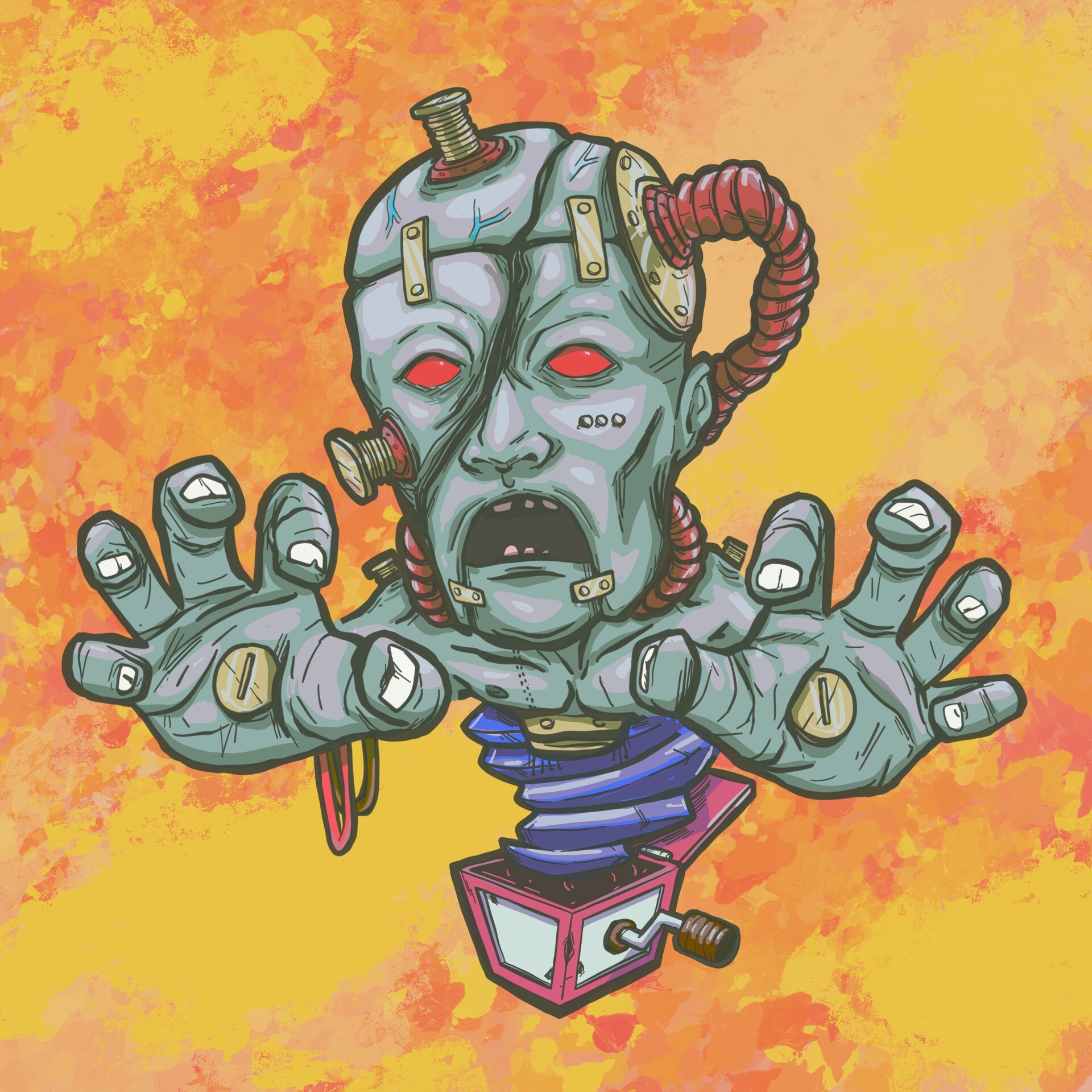 ArtStation - Frankenstein's Monster - Monster in Box