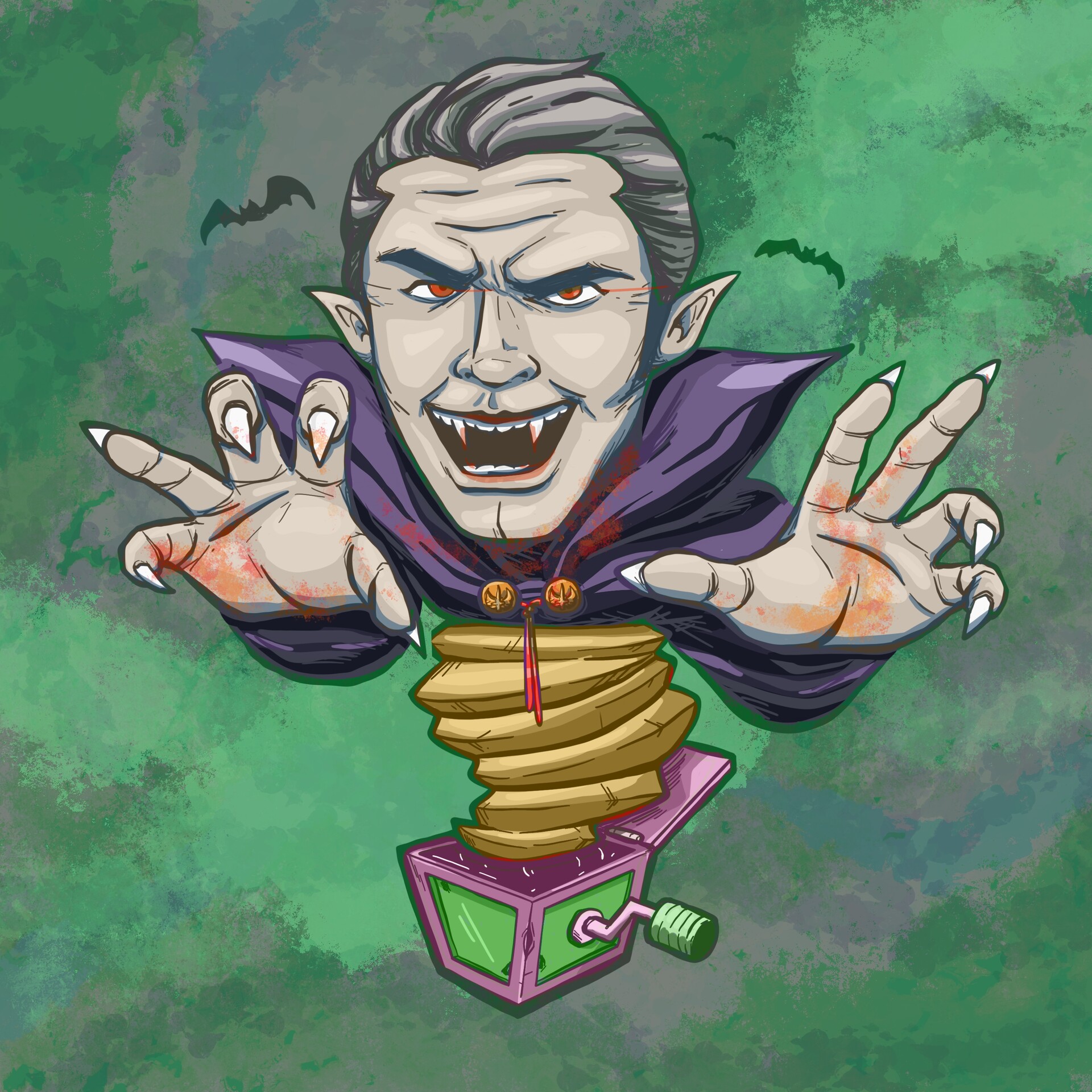 ArtStation - Vampire - Monster in Box