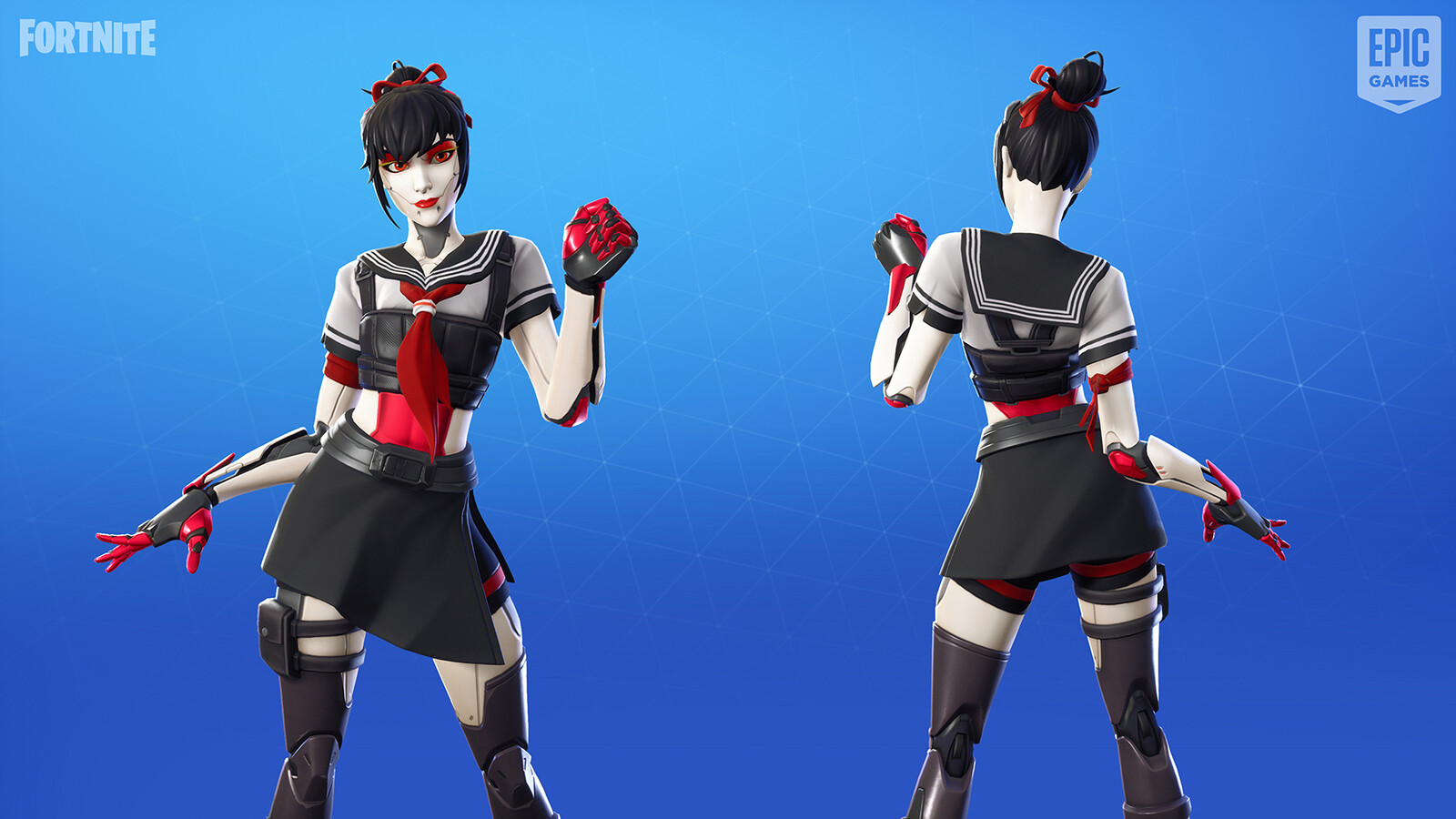 RABCAT GAME ART - Fortnite Battle Royale - "Tsuki 2.0" Outfit
