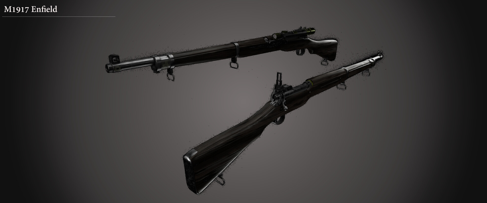 ArtStation - M1917 Enfield (GUN)