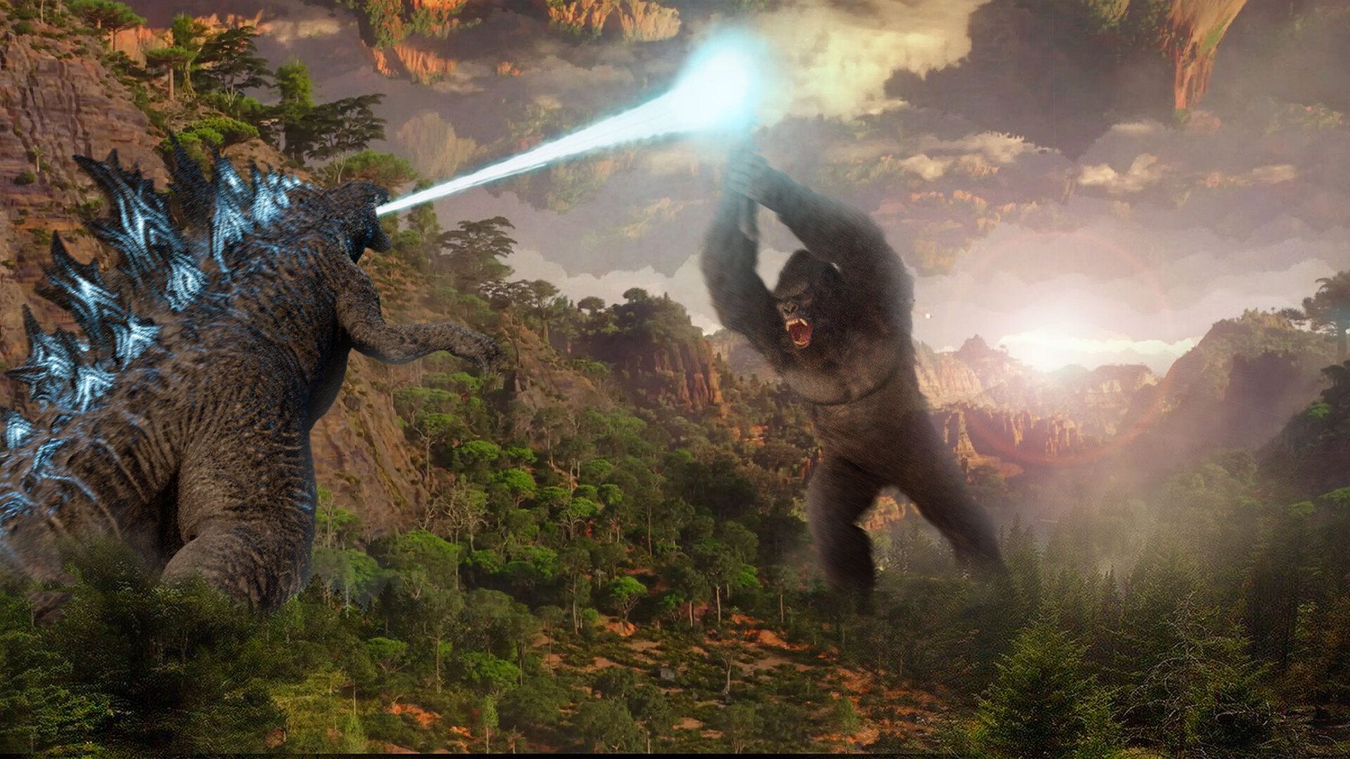 ArtStation - Godzilla vs Kong - Hollow Earth Battle