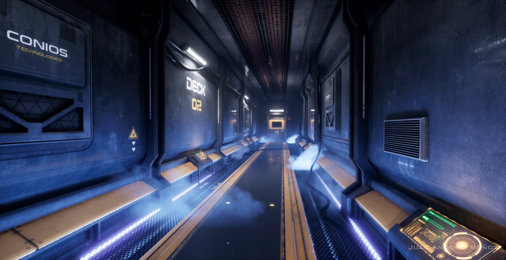 Juan Antonio Muñoz - SCI-FI Corridor - Modular Environment