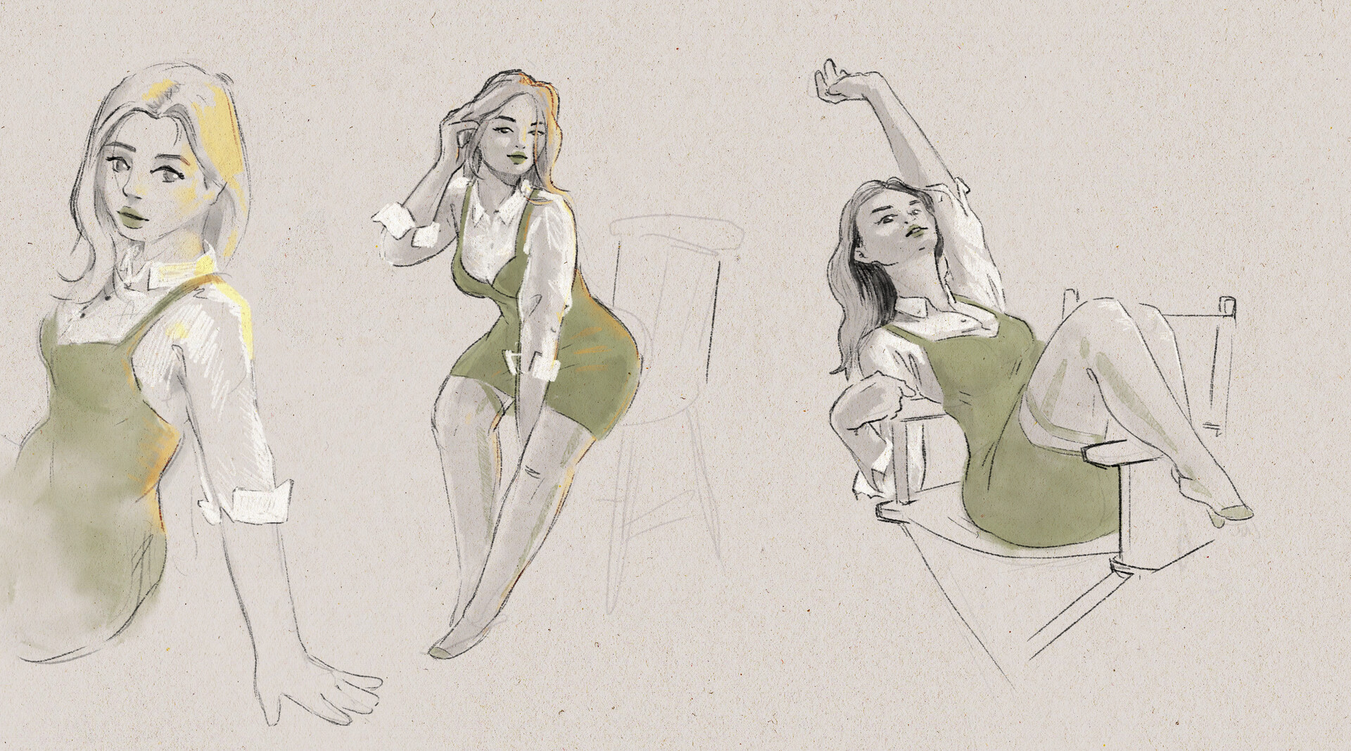 ArtStation - figure practice