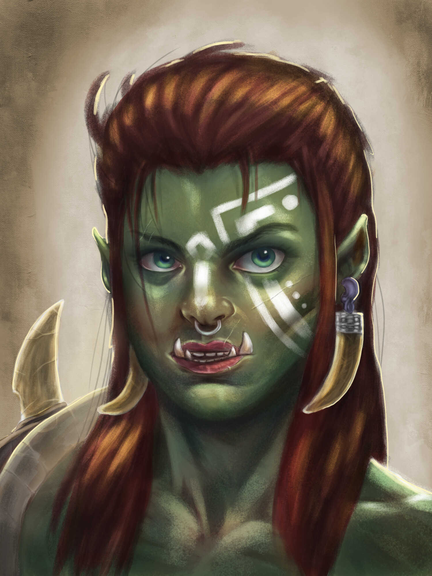 ArtStation - Orc Girl