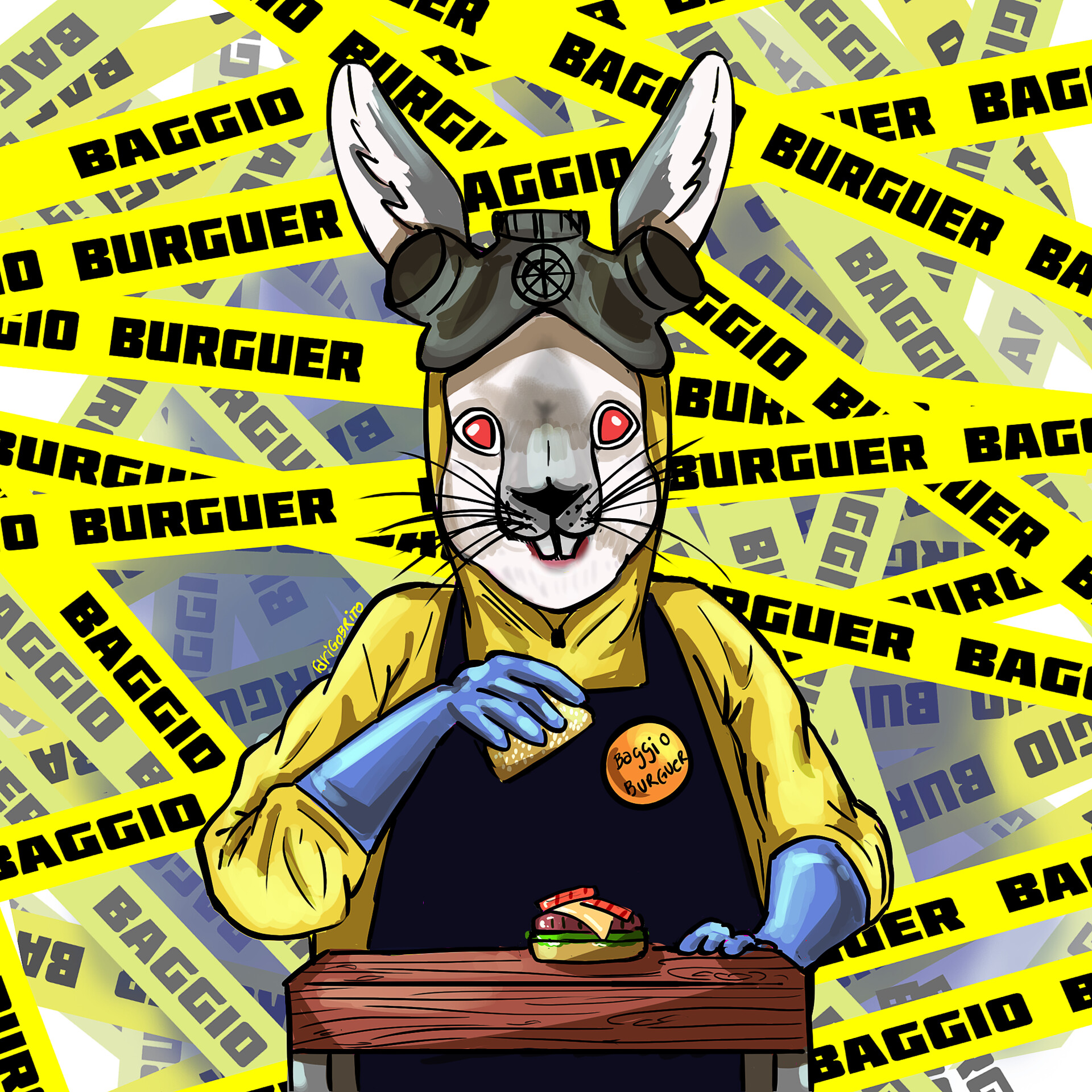 ArtStation - MASCOTE BAGGIO BURGER