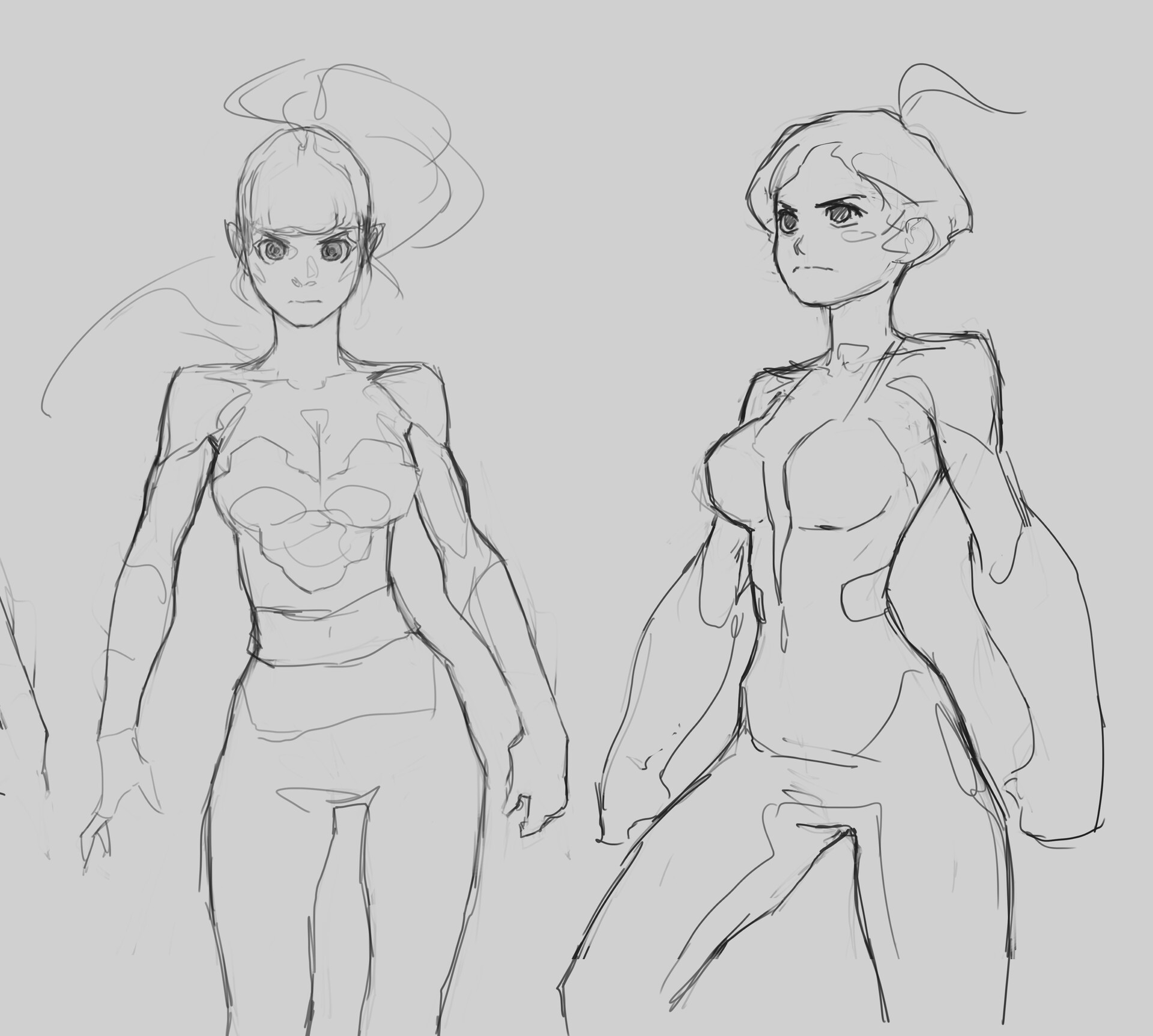 female drawing reference base