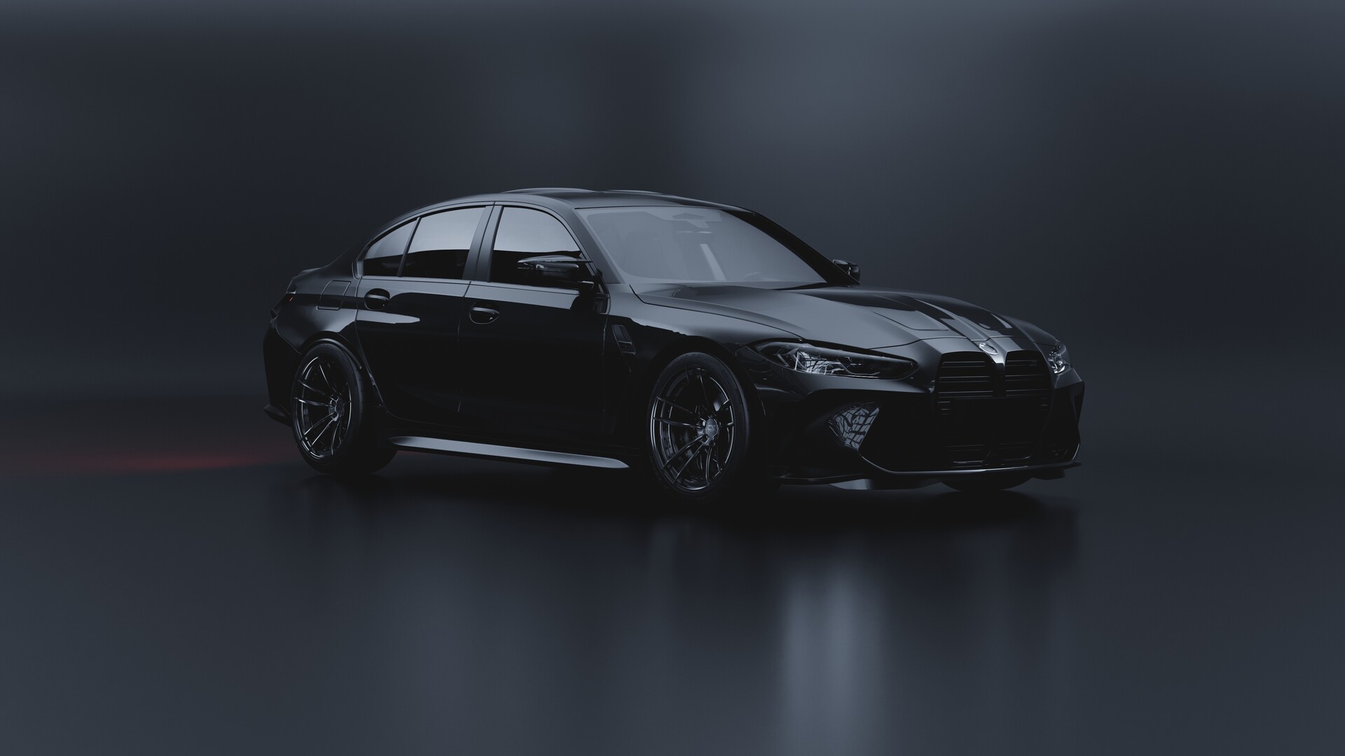 Houssem Douik - BMW m3 G80 Studio 3D render