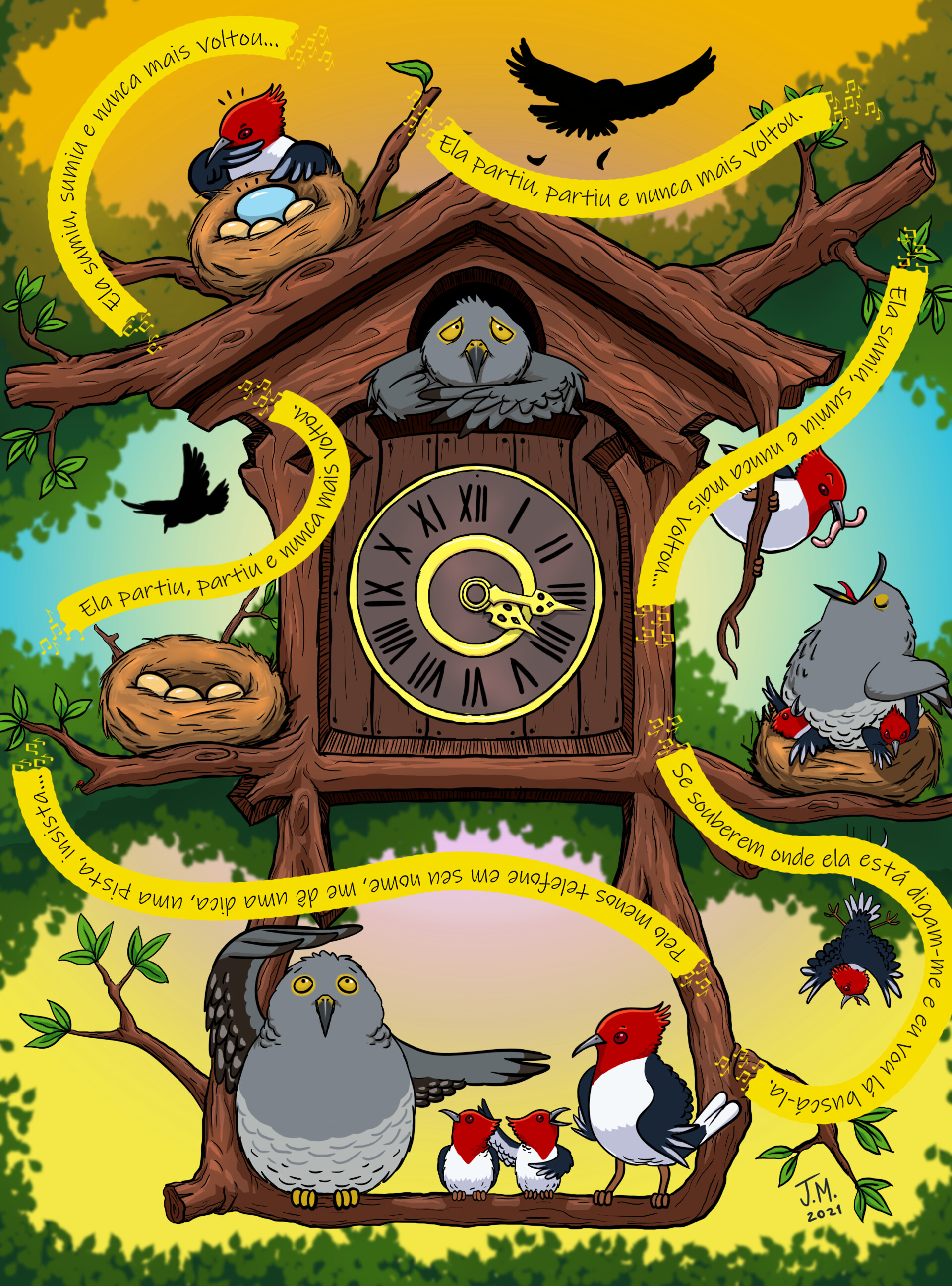 ArtStation - The cuckoo's life cycle