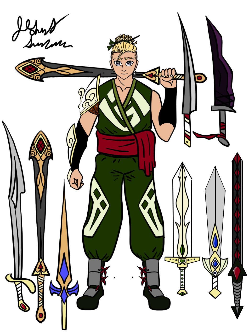 ArtStation - Genshin Impact OC