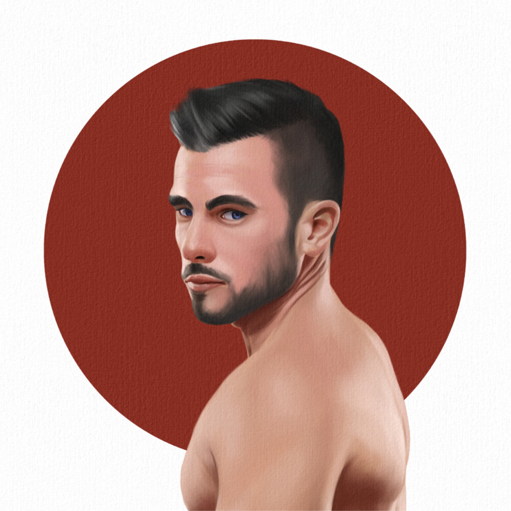 ArtStation - Blue eyes series 05 NFT