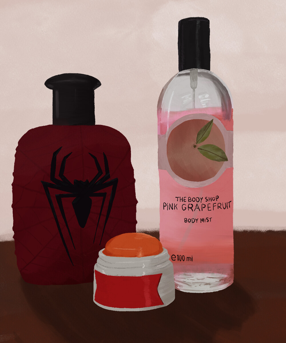 ArtStation - Perfume still life