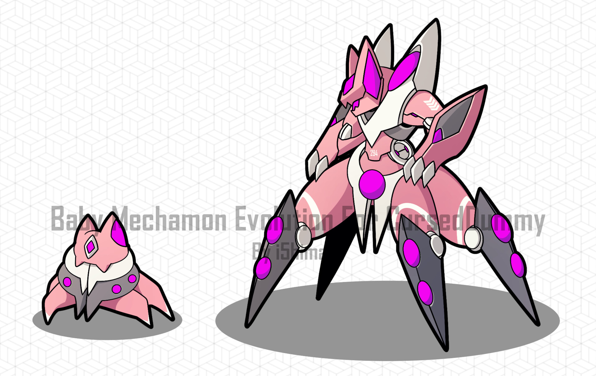ArtStation - Baby mechmon Evo. XVIII For CursedDummy