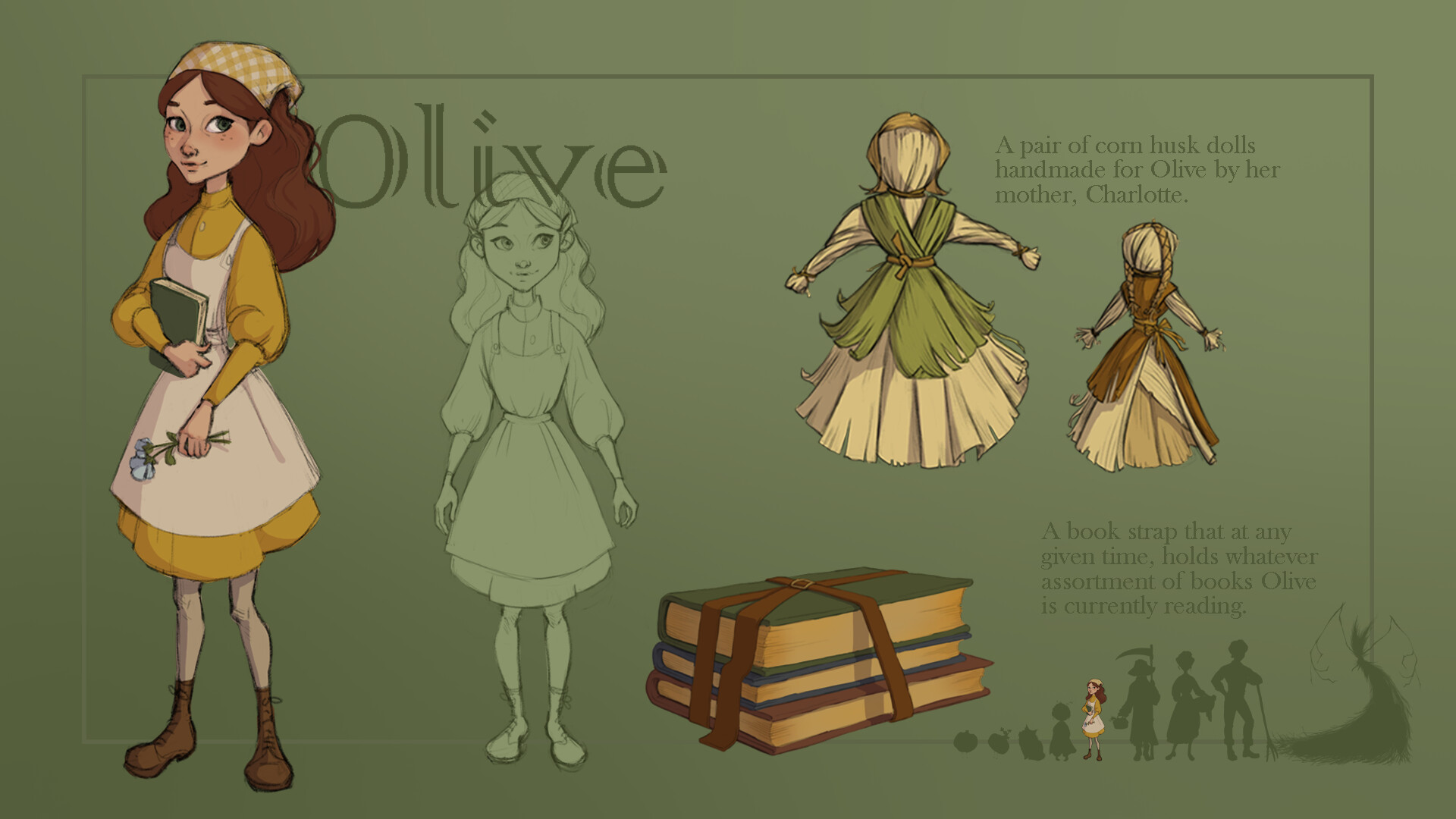 ArtStation - Olive Character Sheet