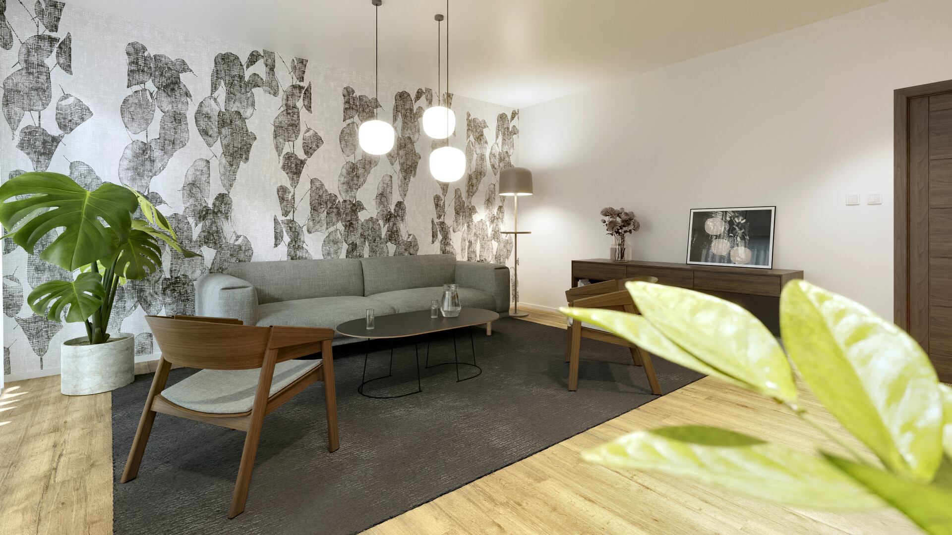 ArtStation - Warm living room