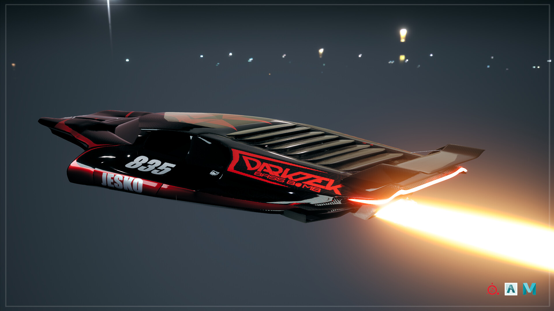 Simon Guivaudon - SCI-Fi Spaceships Concept 3D Model