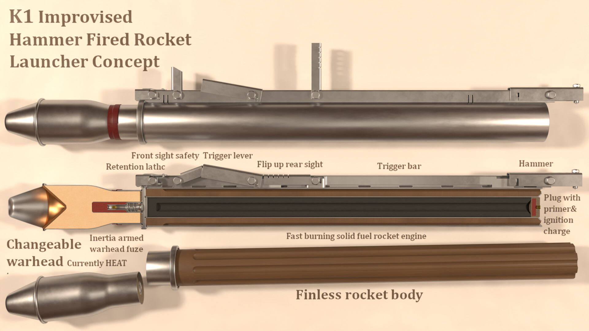 Homemade Airsoft Rocket Launcher
