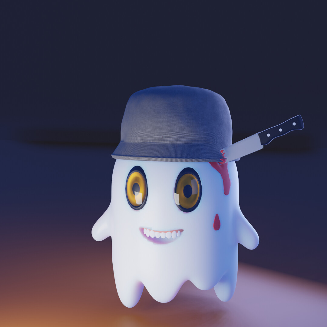 ArtStation - 3D ghost NFT character