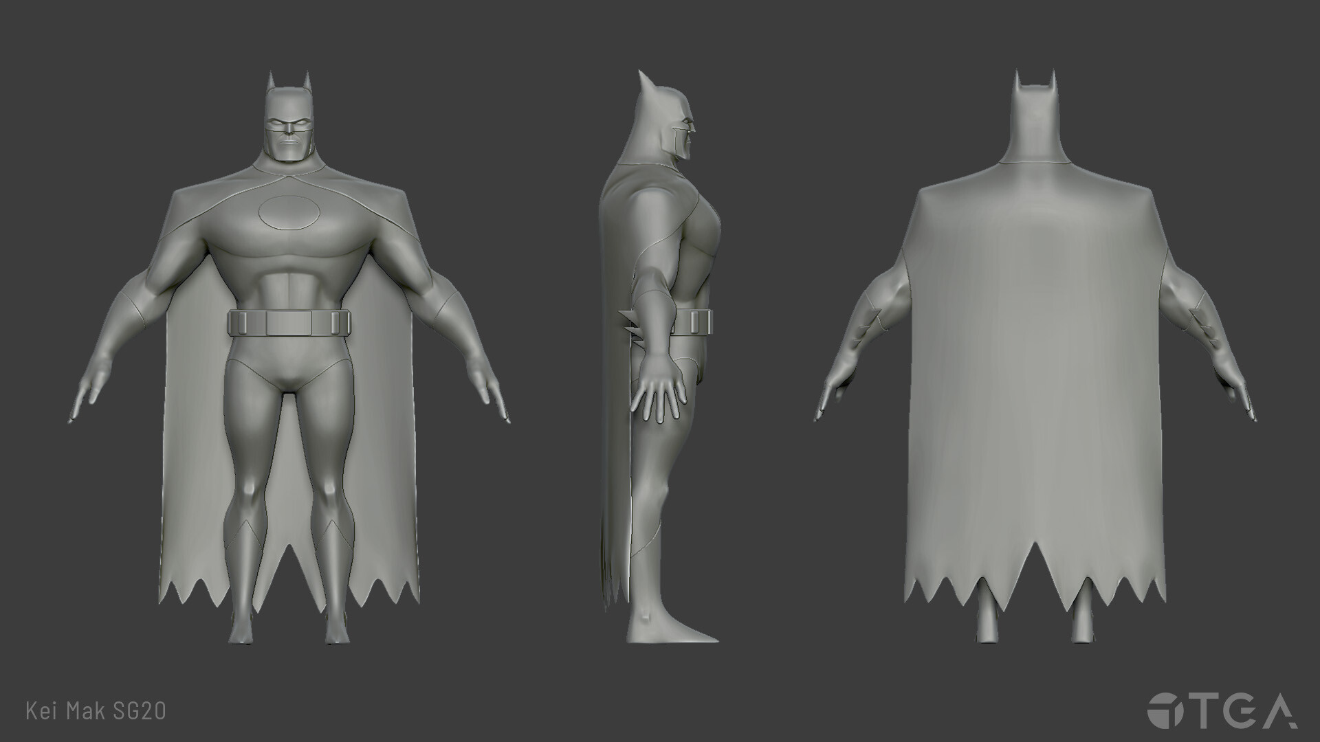 Kei Mak - 3D MODELING - Batman Animated Series